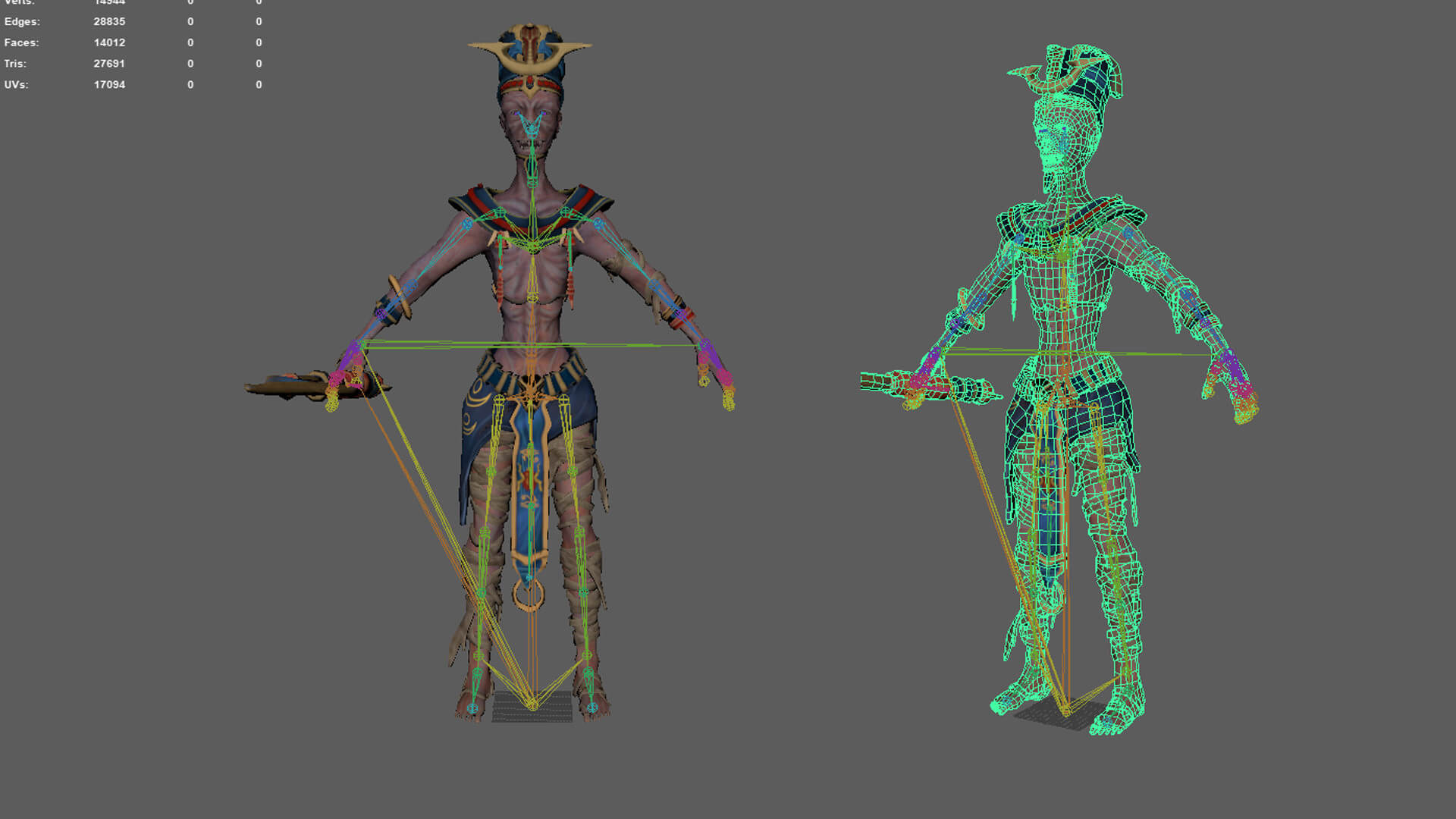 Egyptian Mummy - 3D Model by Valeria Miller
