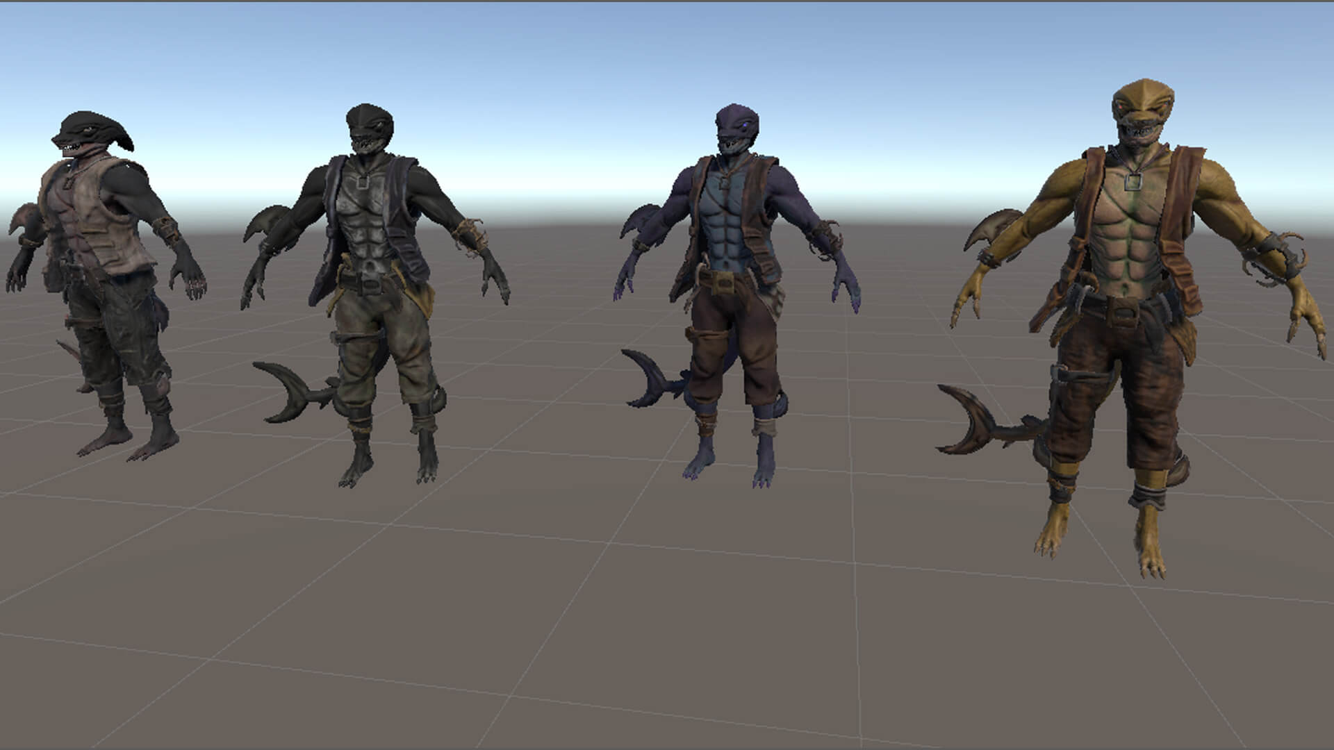 Fantasy Characters Mini Pack 1 - 3D Model by Valeria Miller