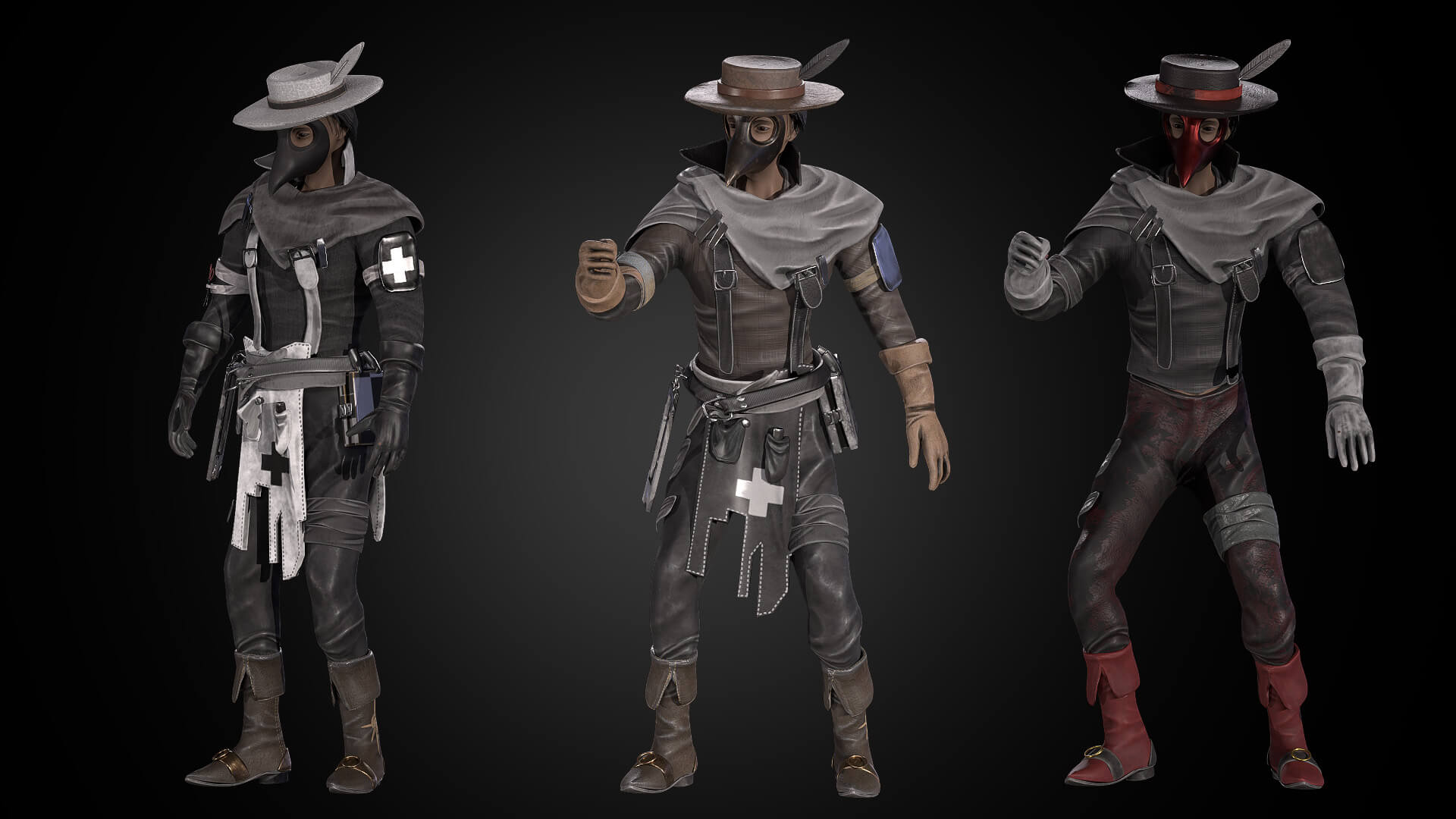 Fantasy Characters Small Pack - 3D Model by Valeria Miller