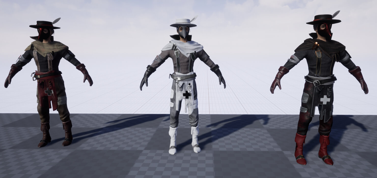 Fantasy Characters Small Pack - 3D Model by Valeria Miller