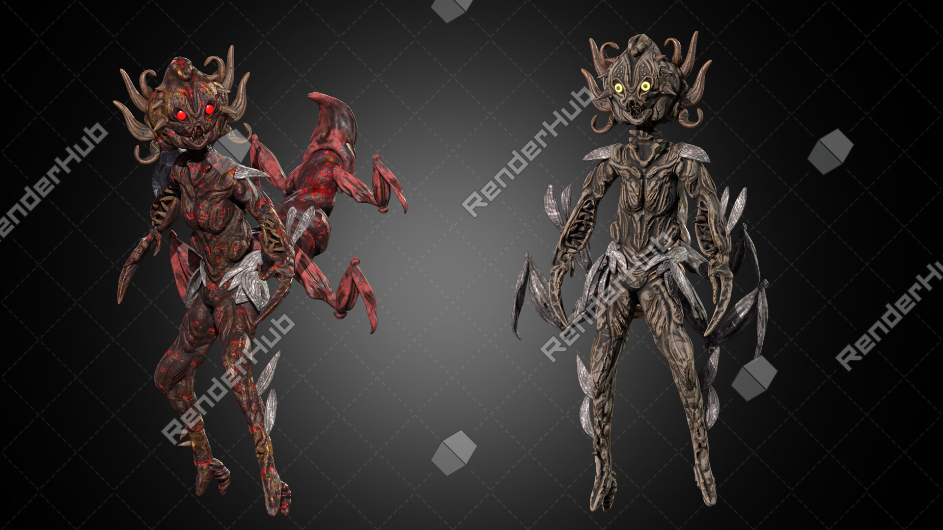Fearful Creature 3 Character Images - Stock Image by Valeria Miller