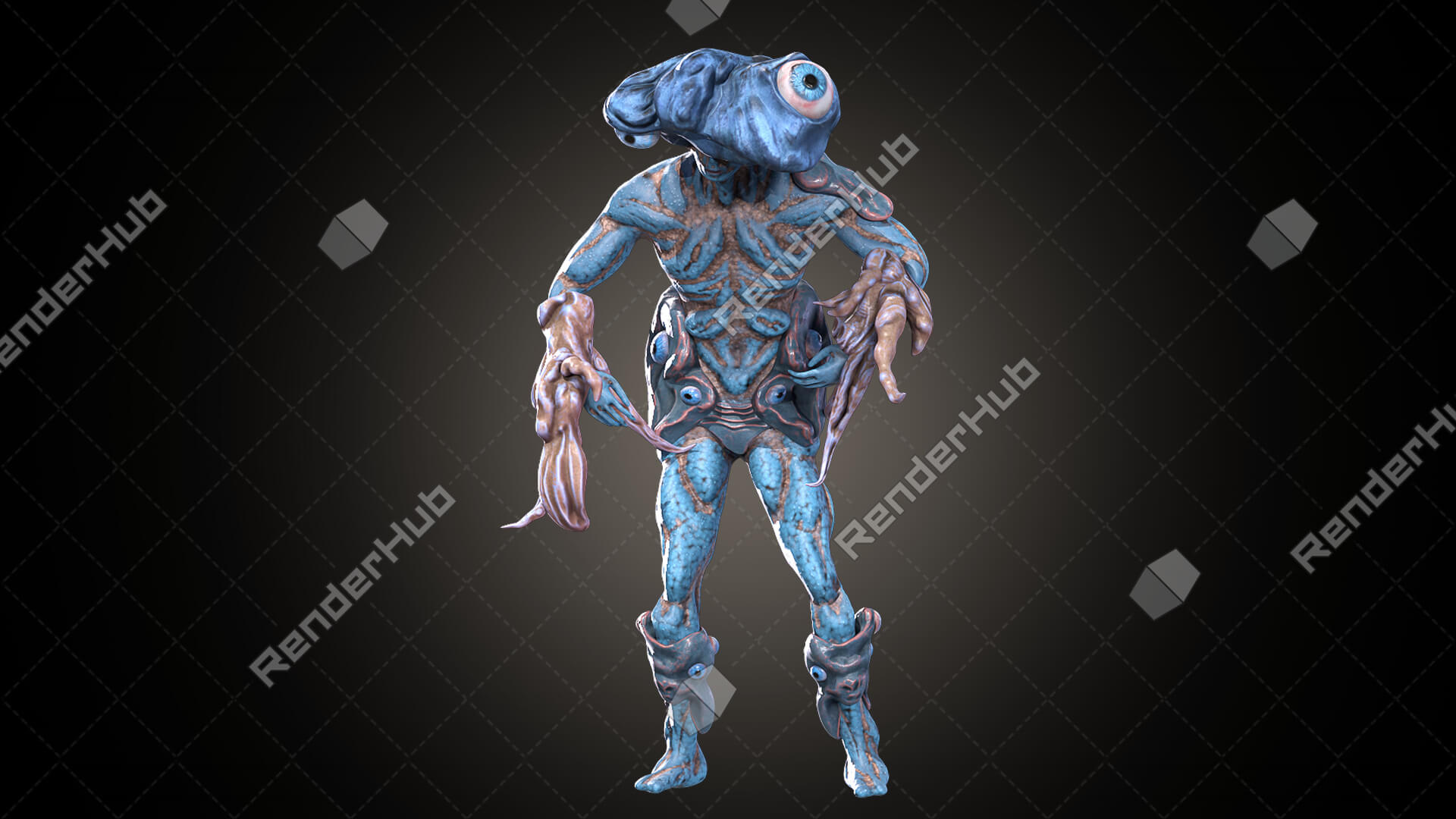 Fearful Creature Character Images - Stock Image by Valeria Miller