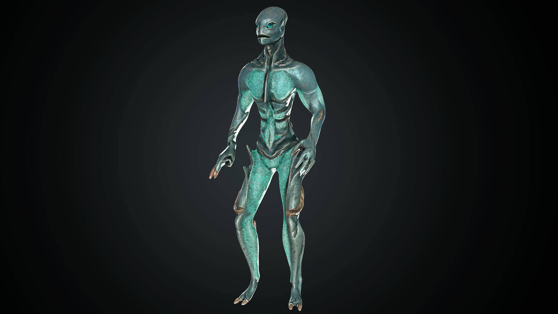 Fearful Creature Small Pack - 3D Model by Valeria Miller
