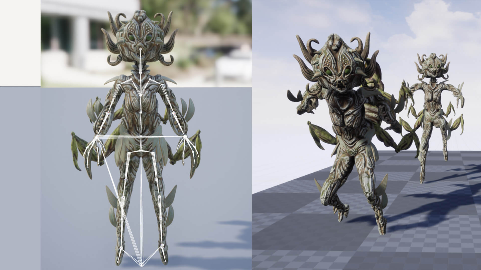 Fearful Creature Small Pack - 3D Model by Valeria Miller