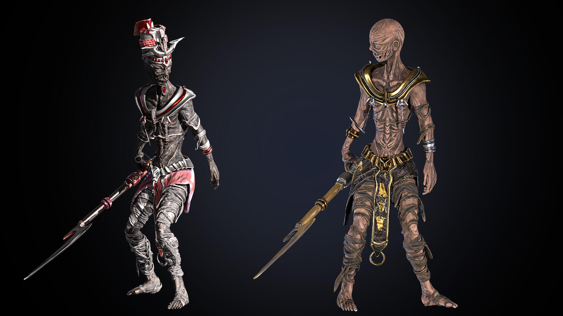 Fearful Creatures Pack - 3D Model by Valeria Miller