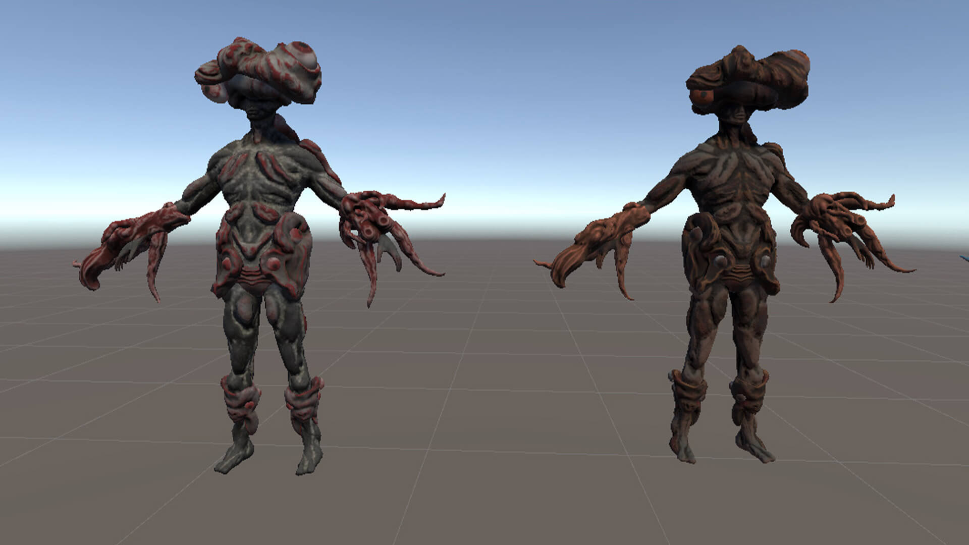 Fearful Creature - 3D Model by Valeria Miller