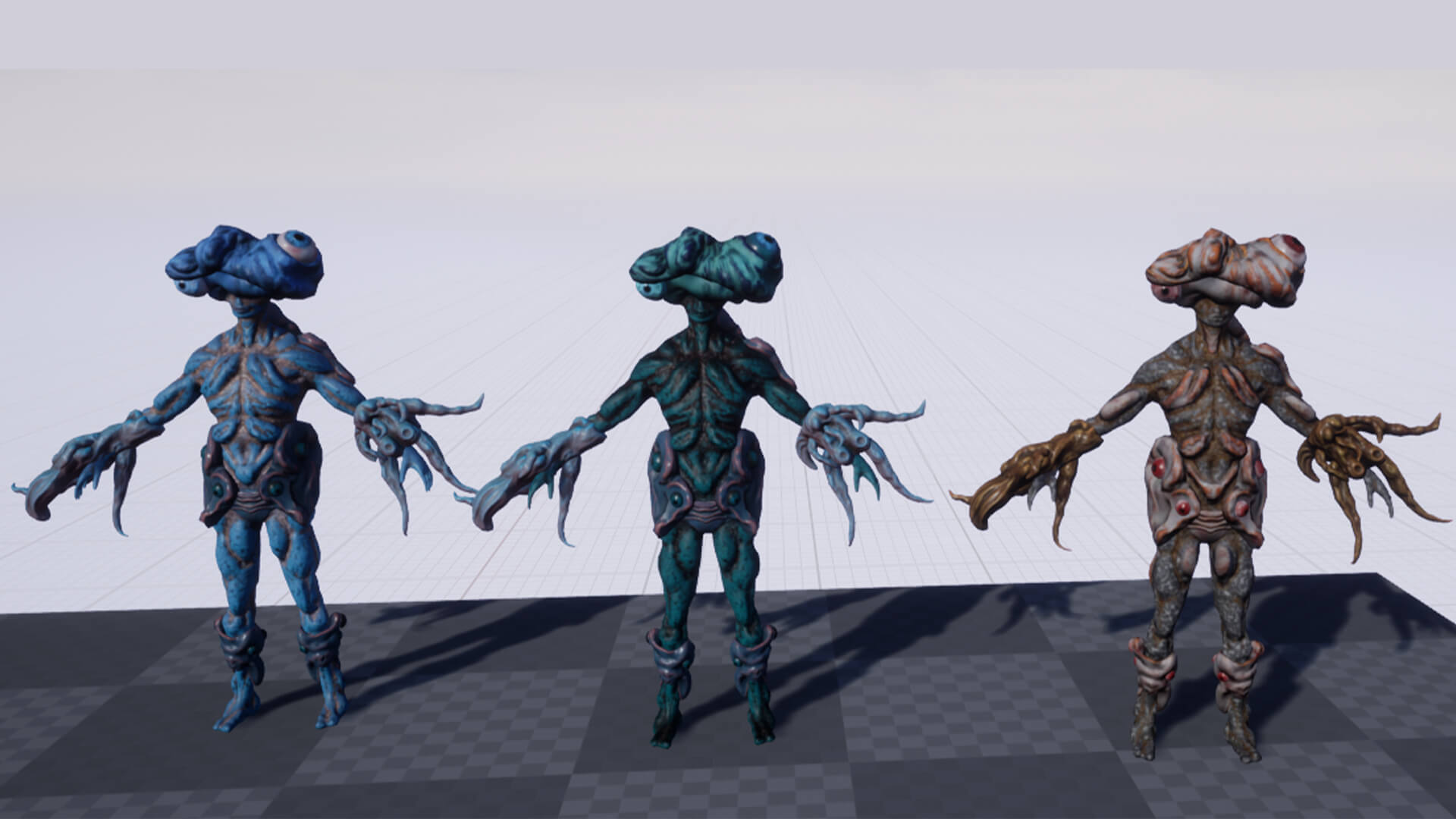 Fearful Creature - 3D Model by Valeria Miller