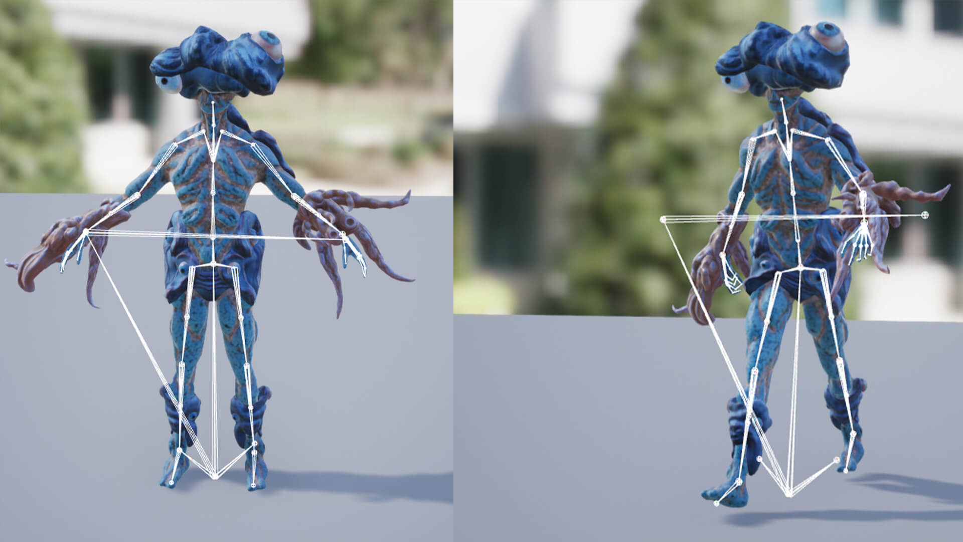 Fearful Creature - 3D Model by Valeria Miller