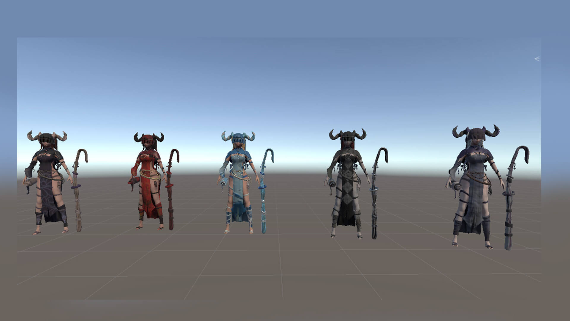 Female Druid - 3D Model by Valeria Miller