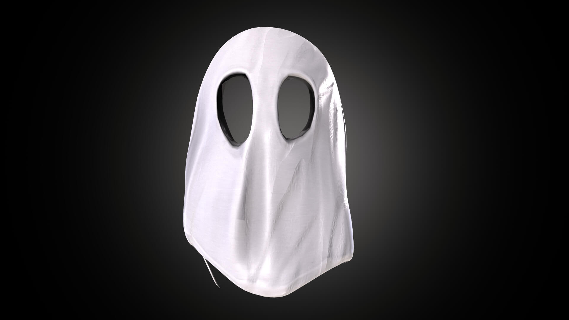 Ghost Mask (4 Skins) - 3D Model by Valeria Miller