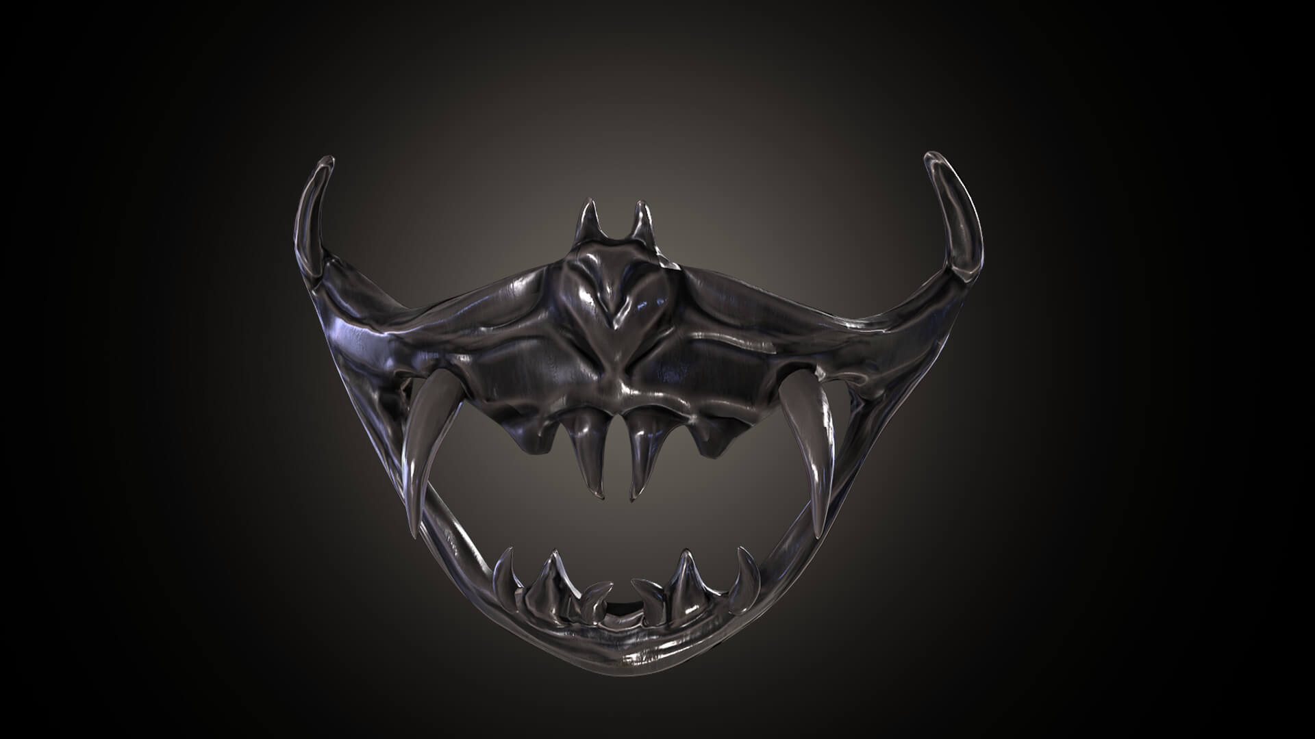 Horror Mask 2 (4 Skins) - 3D Model by Valeria Miller