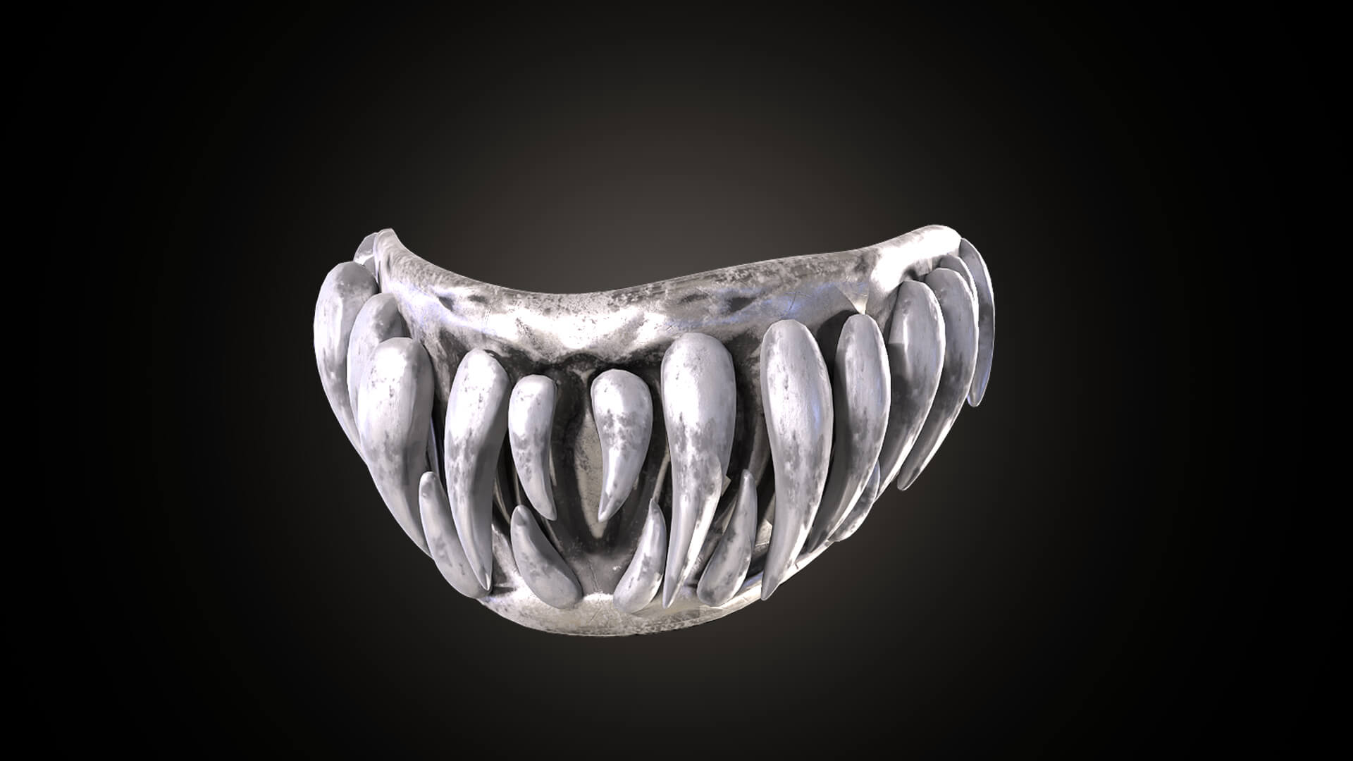 Horror Mask 3 (4 Skins) - 3D Model by Valeria Miller