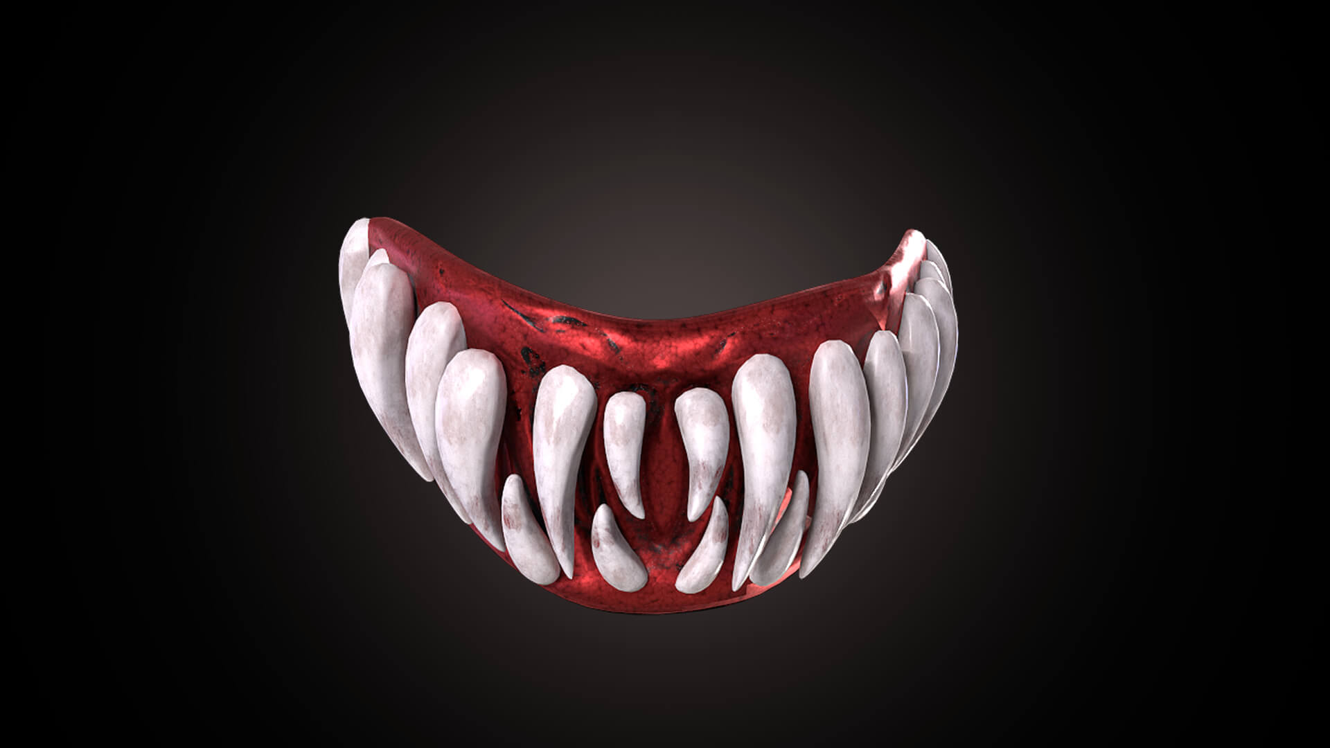 Horror Mask 3 (4 Skins) - 3D Model by Valeria Miller