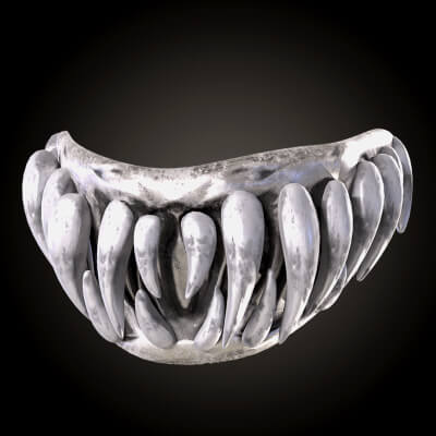 Horror Mask 3 (4 Skins) - 3D Model by Valeria Miller