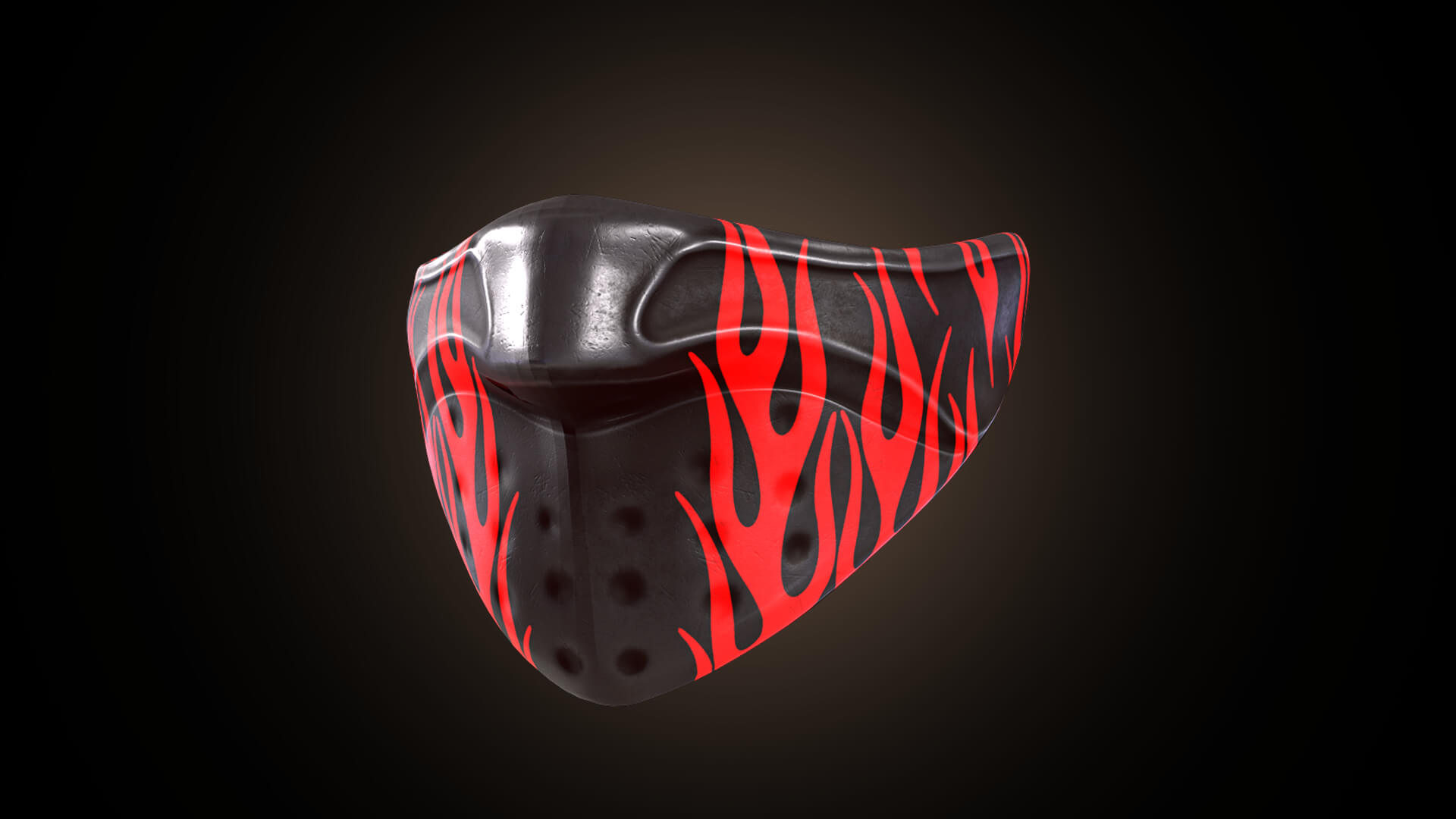 Horror Mask 4 (4 Skins) - 3D Model by Valeria Miller