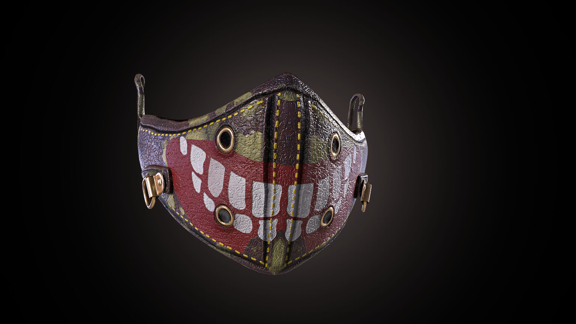 Horror Masks Pack (10 Masks) - 3D Model by Valeria Miller