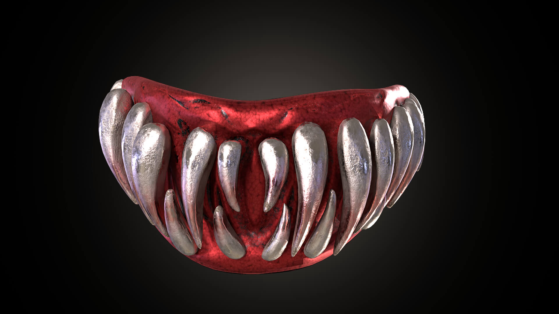 Jaw Horror Mask - 3D Model by Valeria Miller