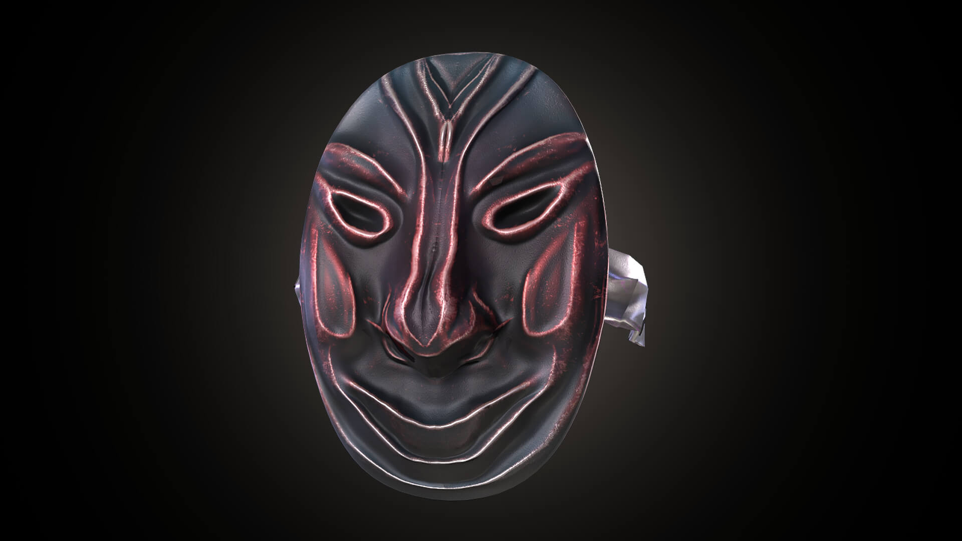 Jester Mask (4 Skins) - 3D Model by Valeria Miller