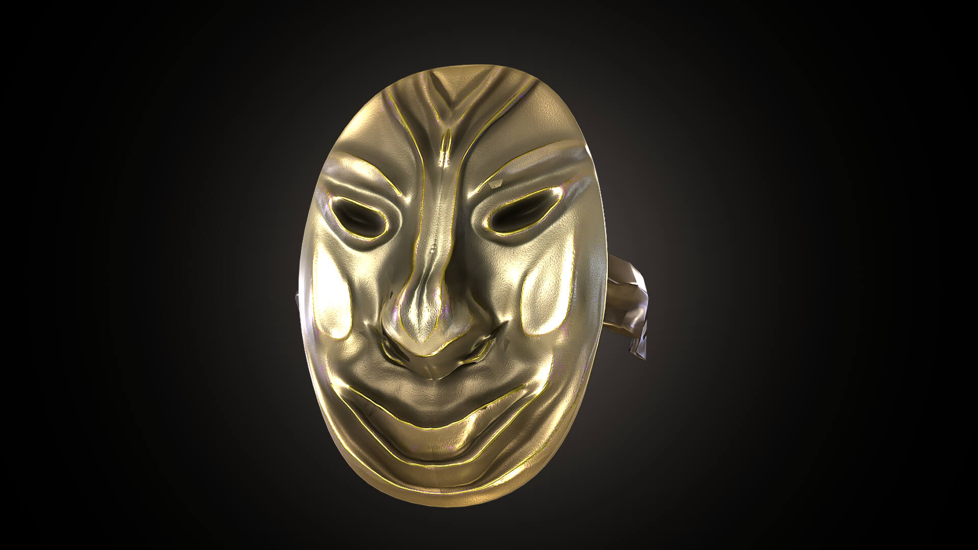 Jester Mask (4 Skins) - 3D Model by Valeria Miller