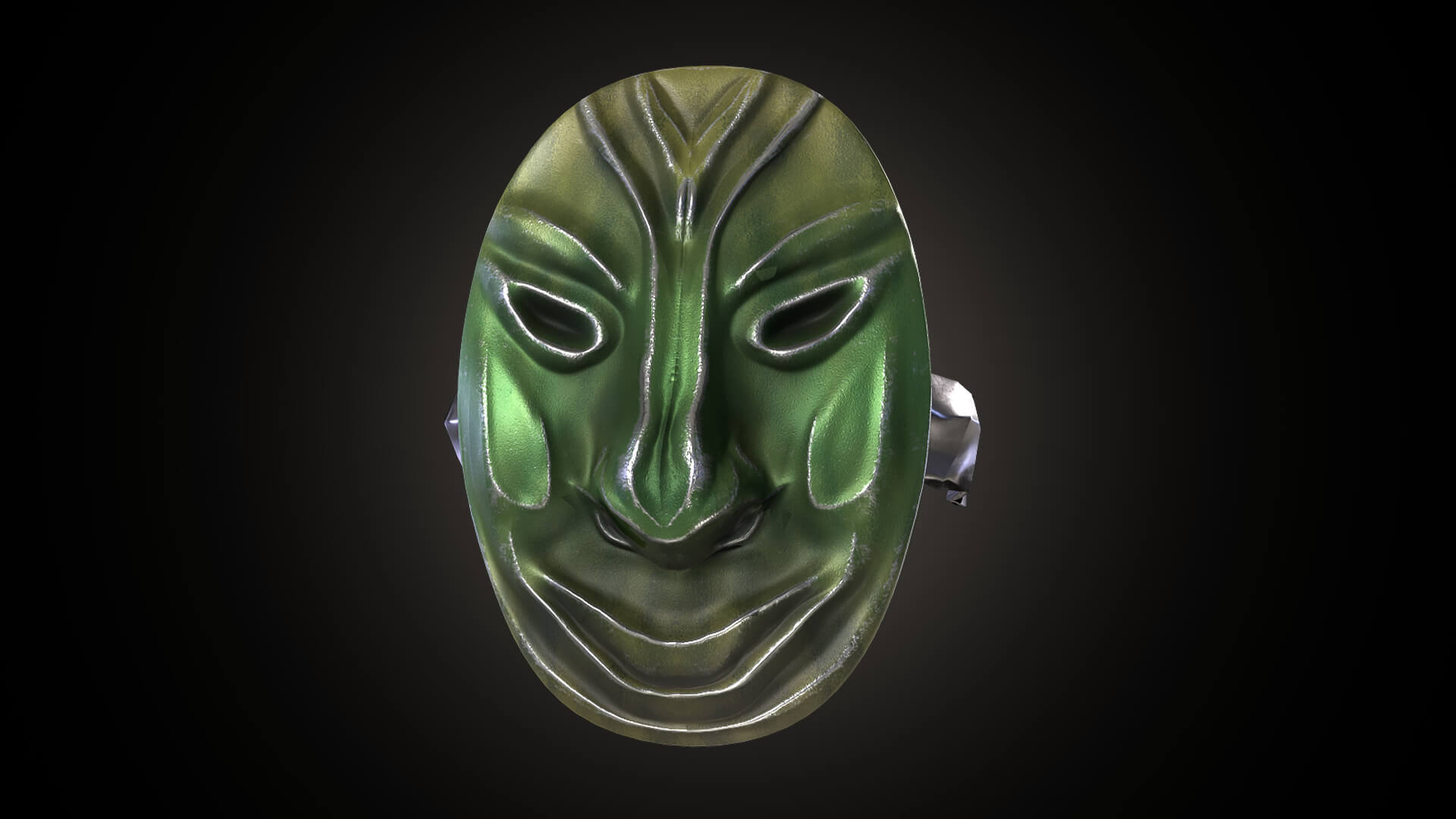 Jester Mask (4 Skins) - 3D Model by Valeria Miller
