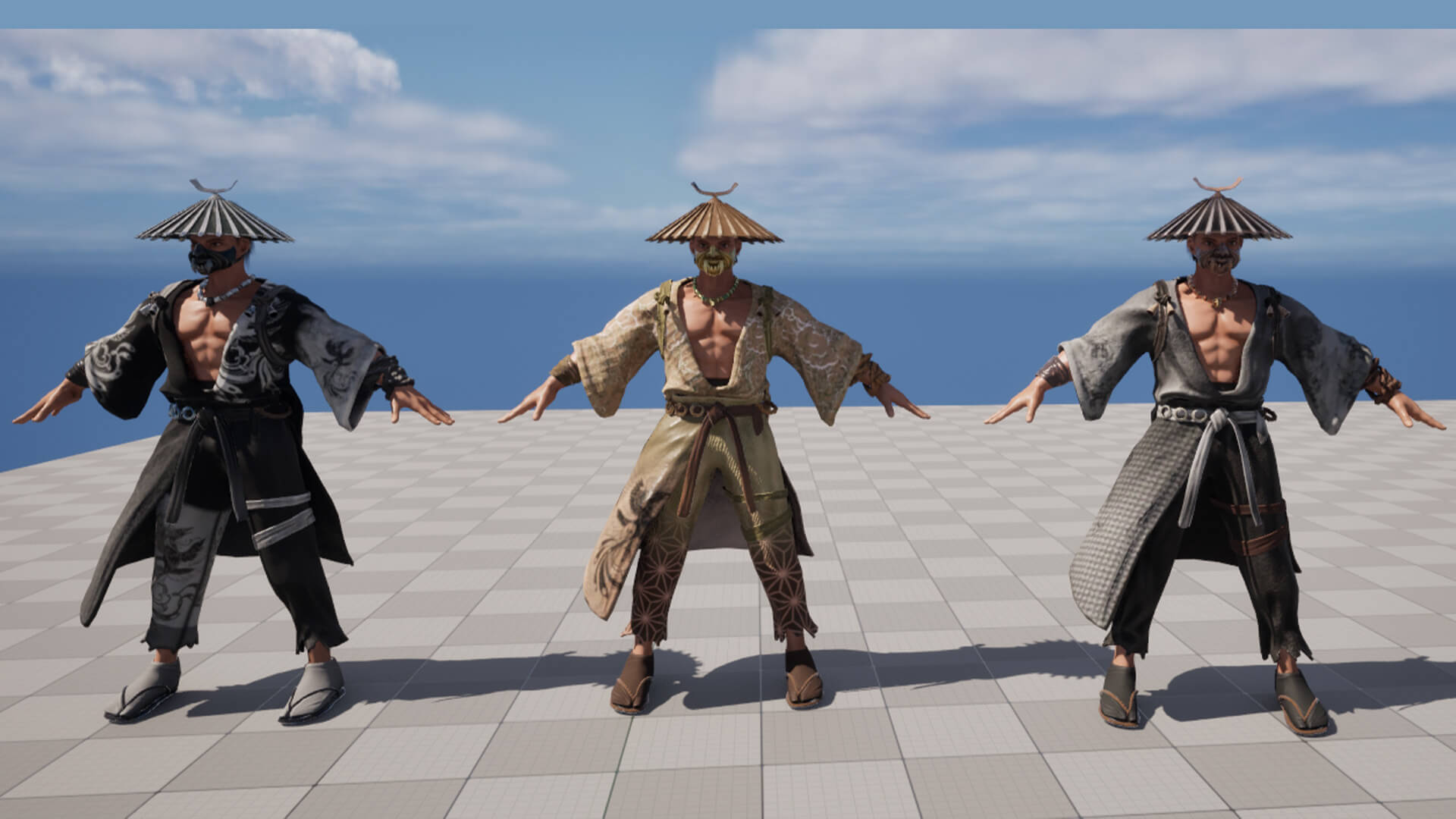 Male Samurai - 3D Model by Valeria Miller
