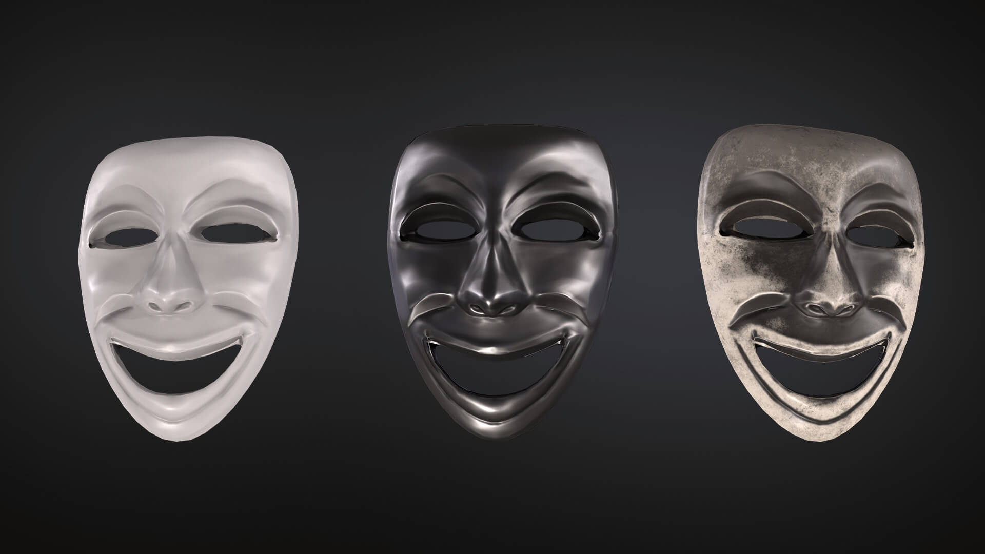 Mask Pack Big (50 Masks) - 3D Model by Valeria Miller