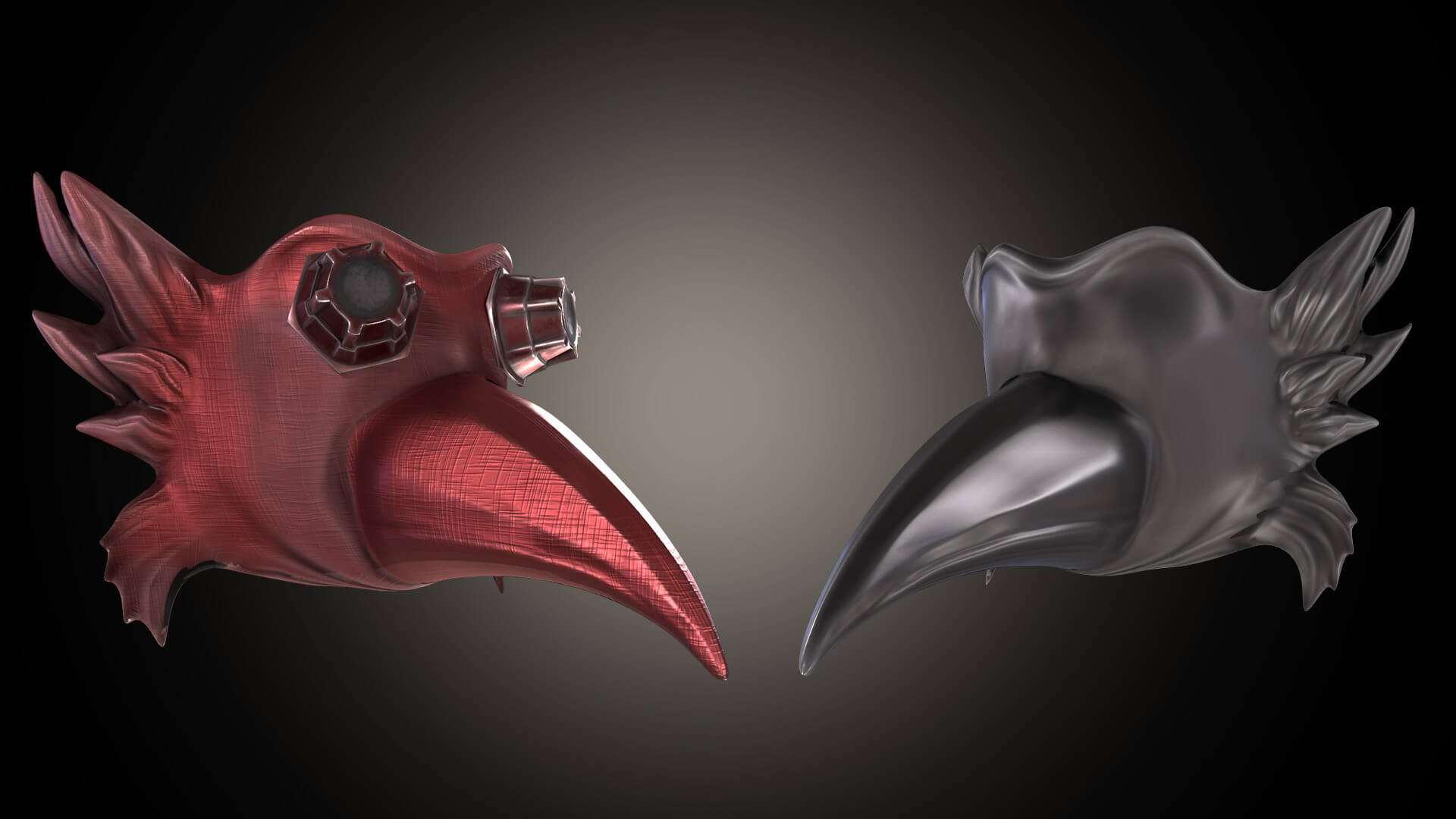 Mask Pack Big (50 Masks) - 3D Model by Valeria Miller