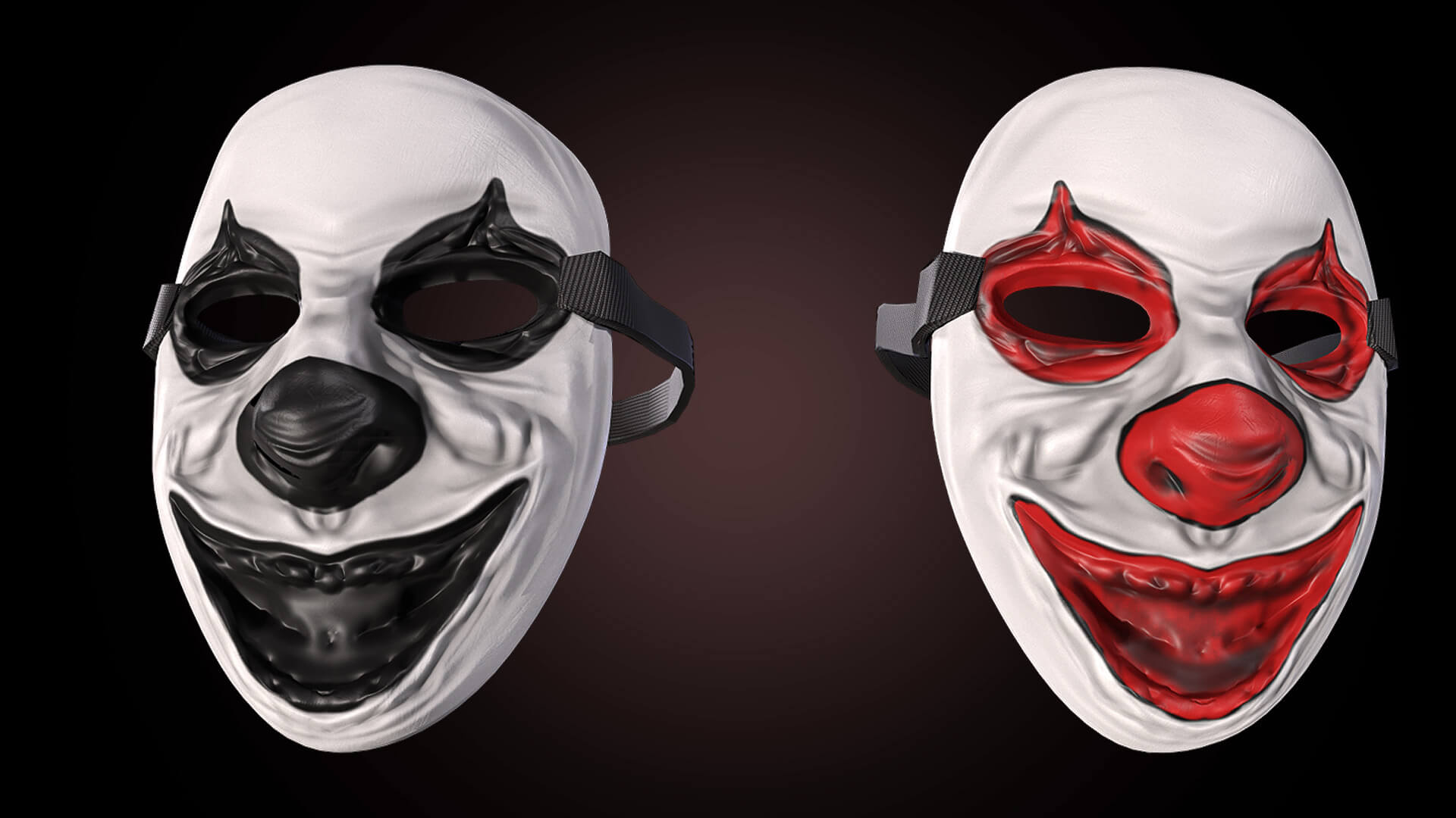 Mask Pack Big (50 Masks) - 3D Model by Valeria Miller