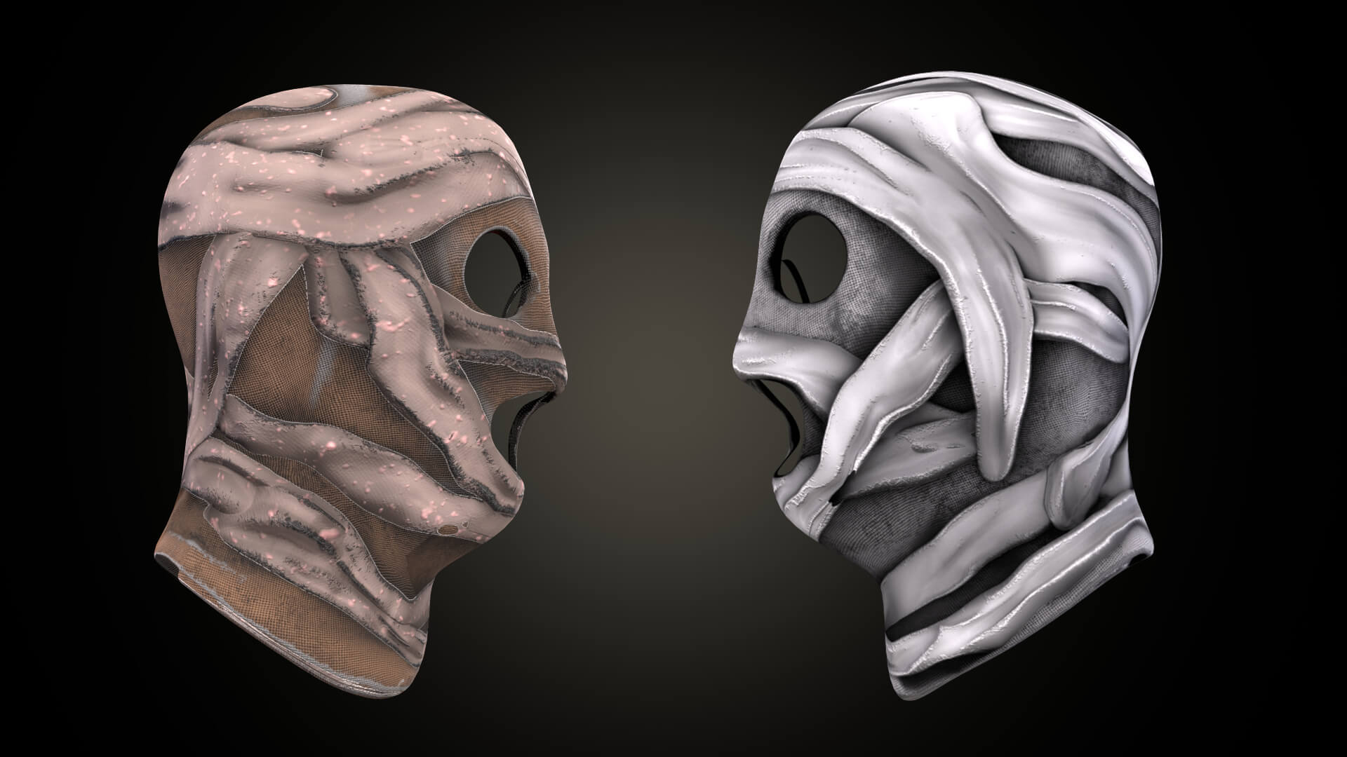 Mask Pack Medium (30 Masks) - 3D Model by Valeria Miller