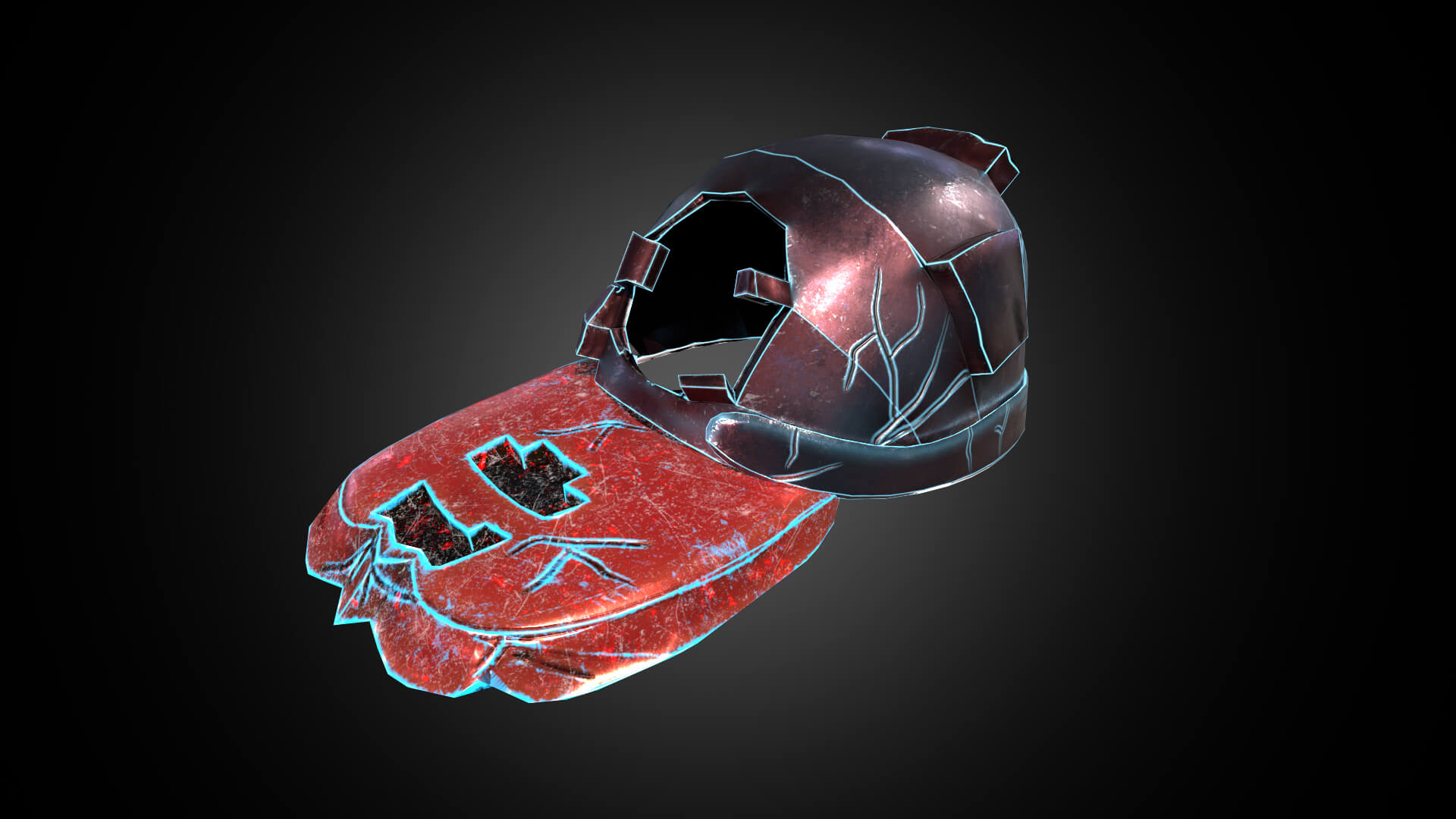 Metal Cap - 5 Skins 3D Model by Valeria Miller