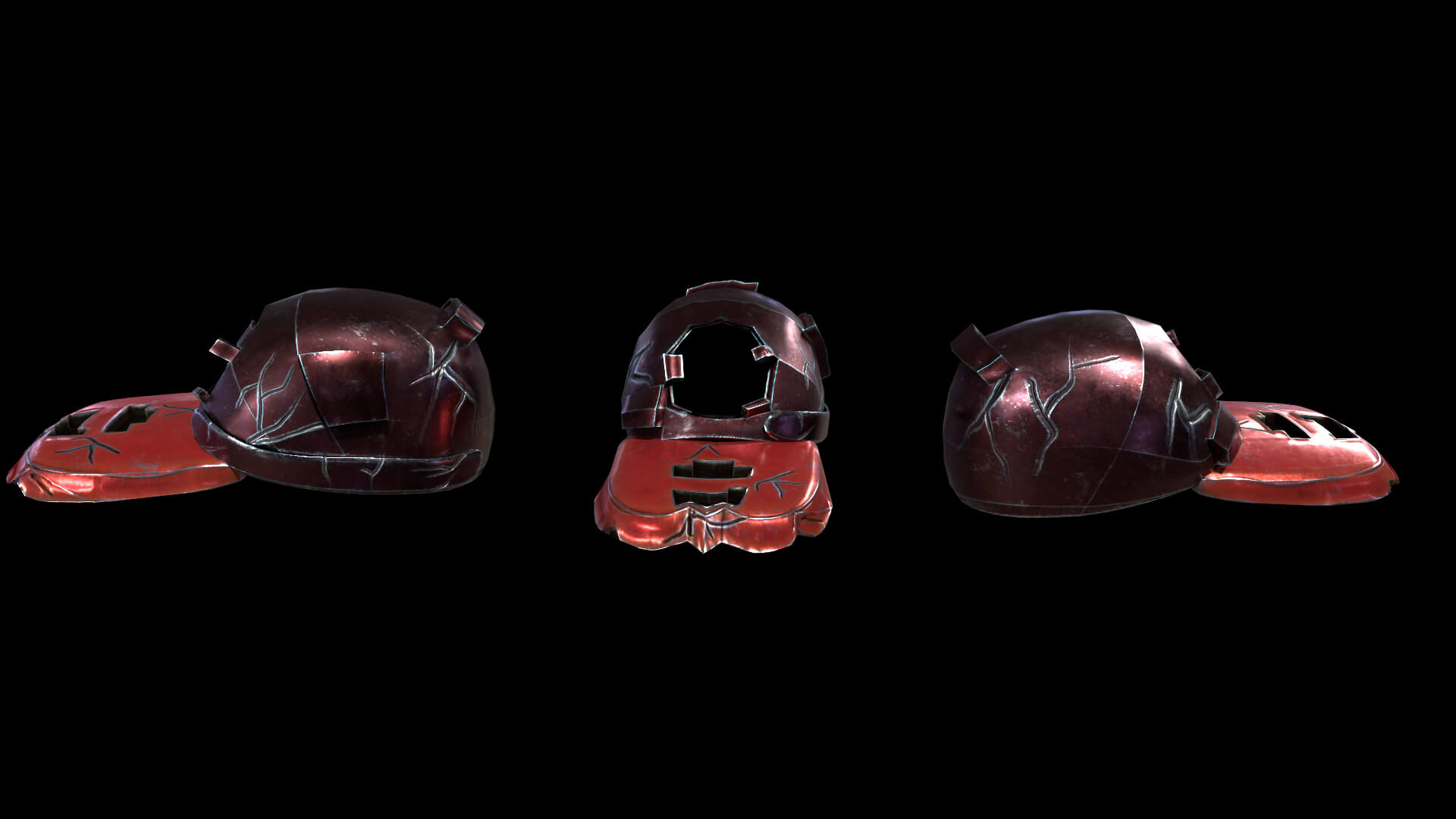 Metal Cap - 5 Skins 3D Model by Valeria Miller