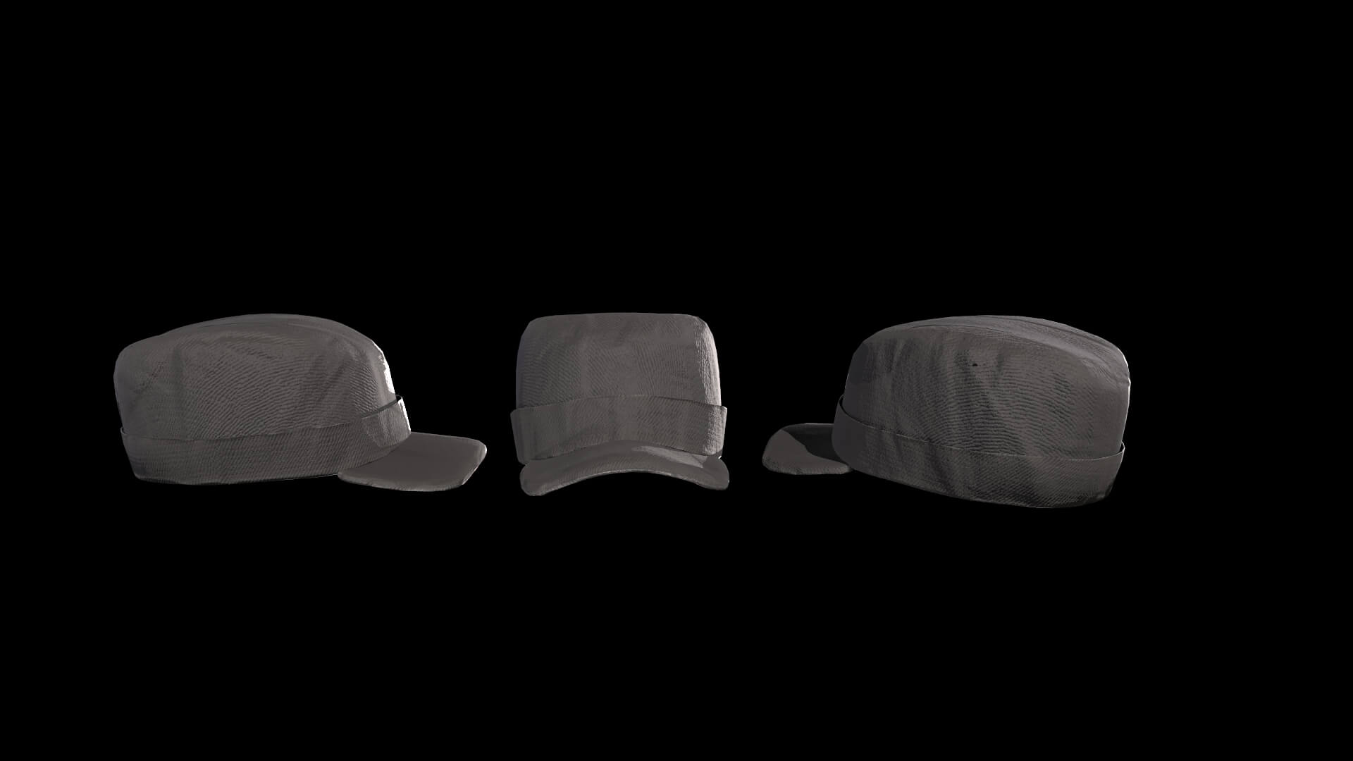 Military Hat Pack - 3D Model by Valeria Miller