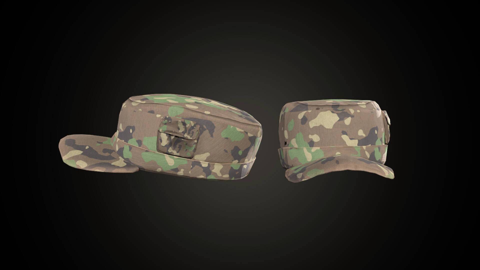 Military Hat Pack - 3D Model by Valeria Miller