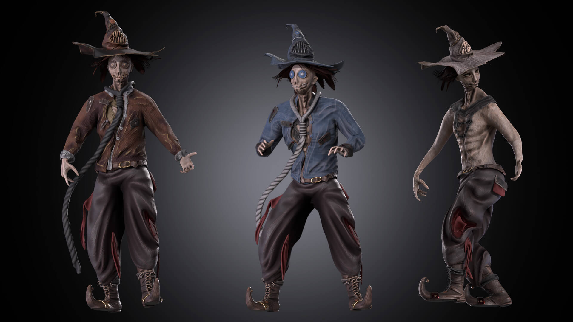 Monsters Small Pack - 3D Model by Valeria Miller