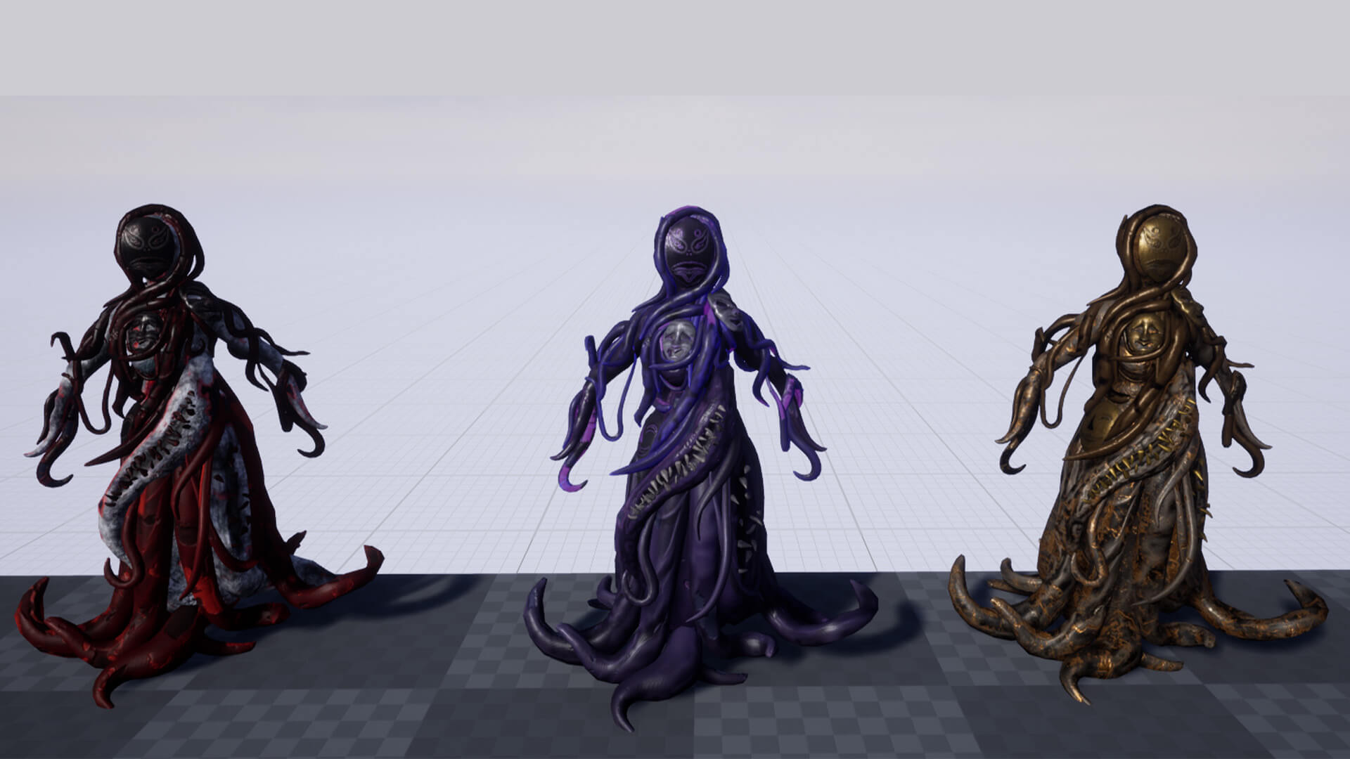 Monsters Small Pack - 3D Model by Valeria Miller