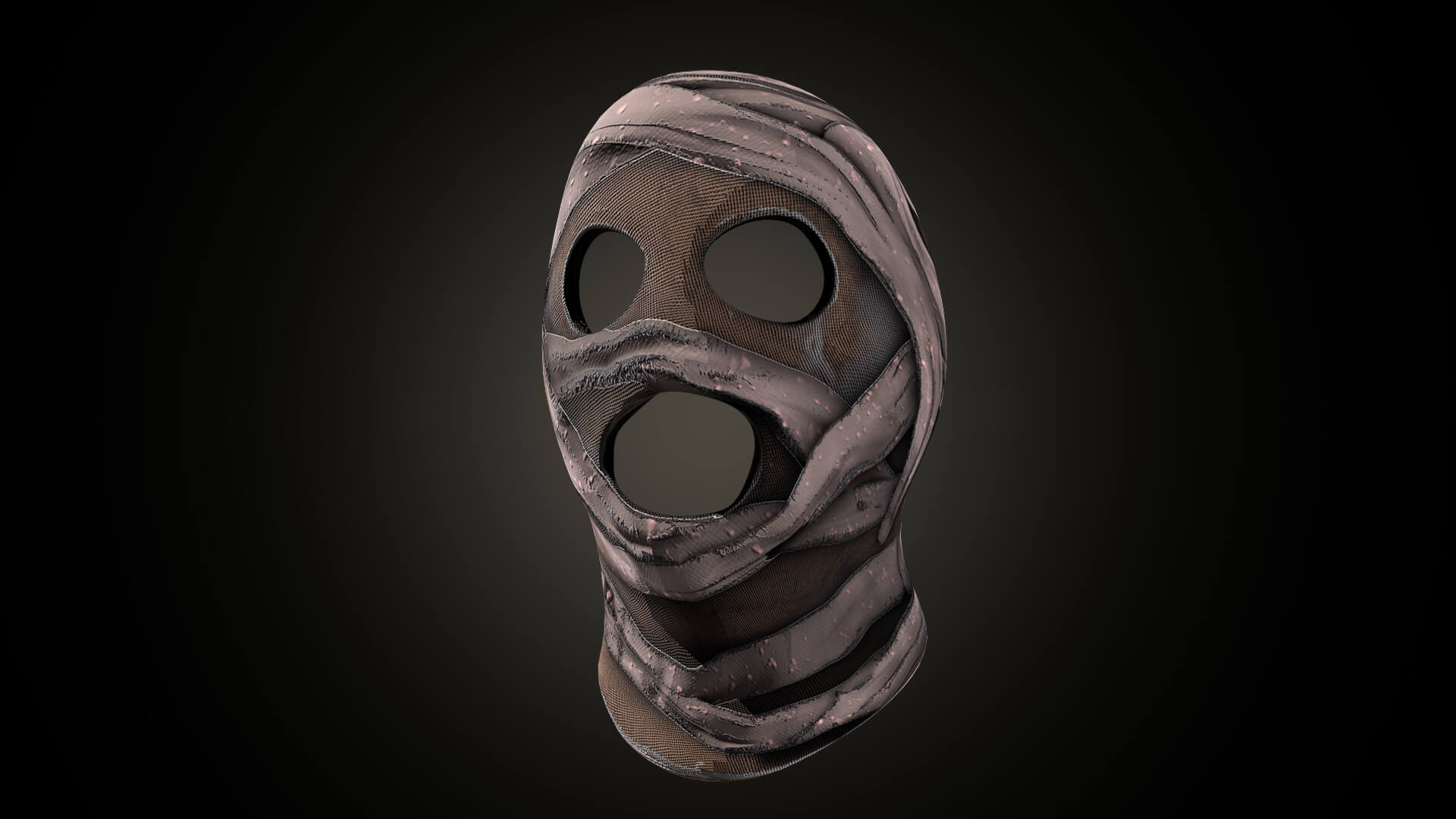 Mummy Mask (4 Skins) - 3D Model by Valeria Miller
