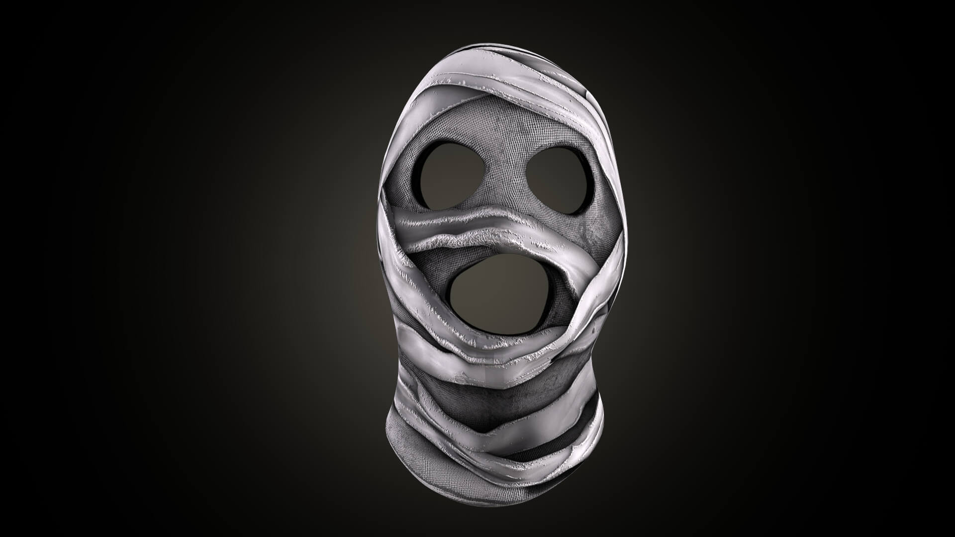 Mummy Mask (4 Skins) - 3D Model by Valeria Miller