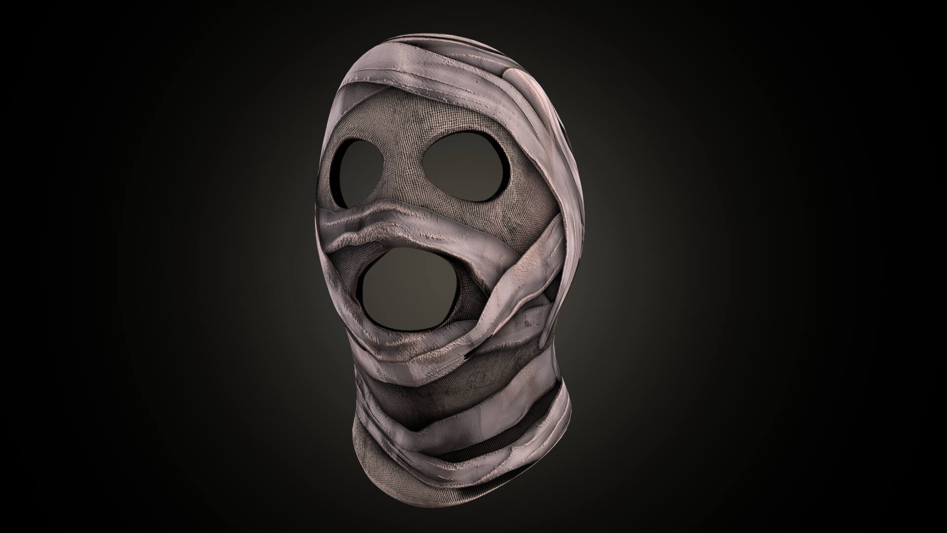 Mummy Mask (4 Skins) - 3D Model by Valeria Miller