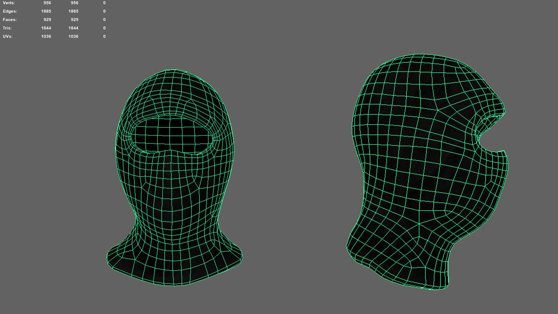Ninja Mask 2 (4 Skins) - 3D Model by Valeria Miller