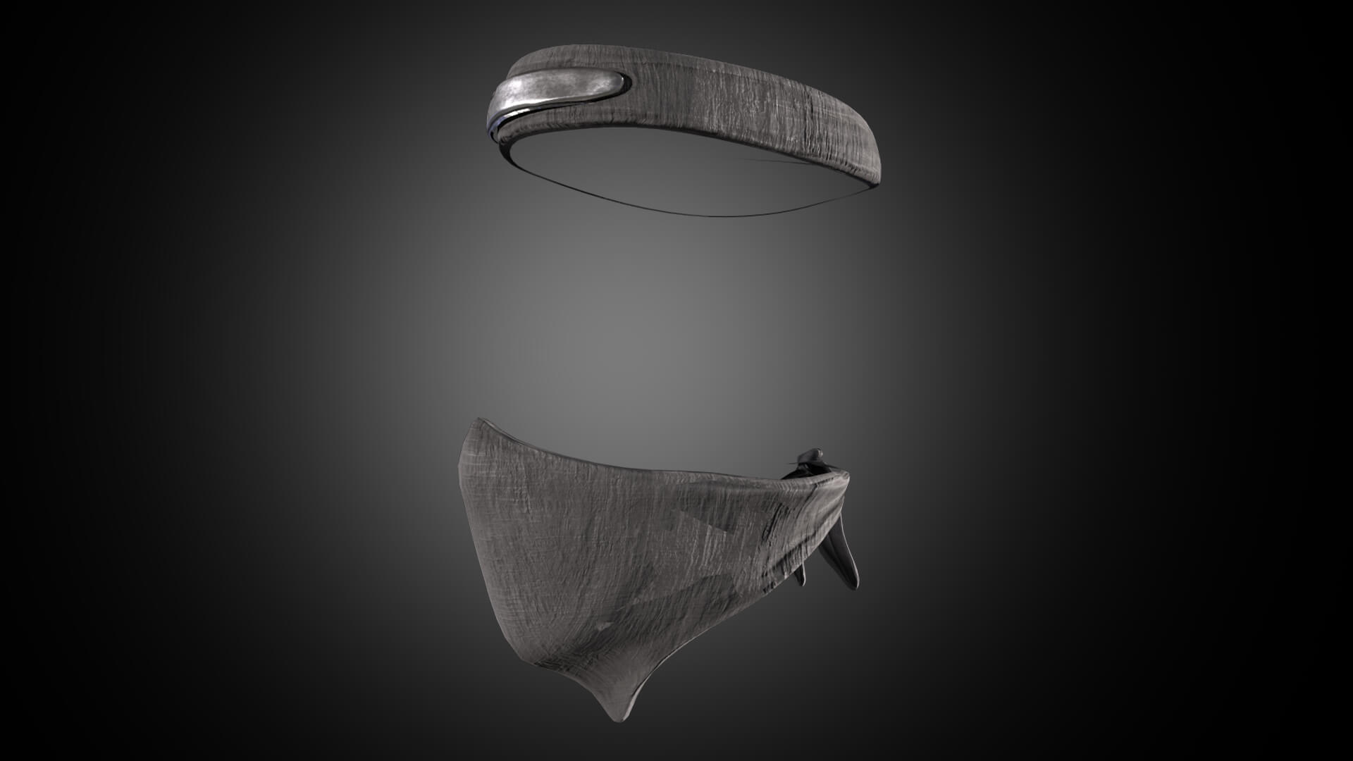 Ninja Mask (4 Skins) - 3D Model by Valeria Miller