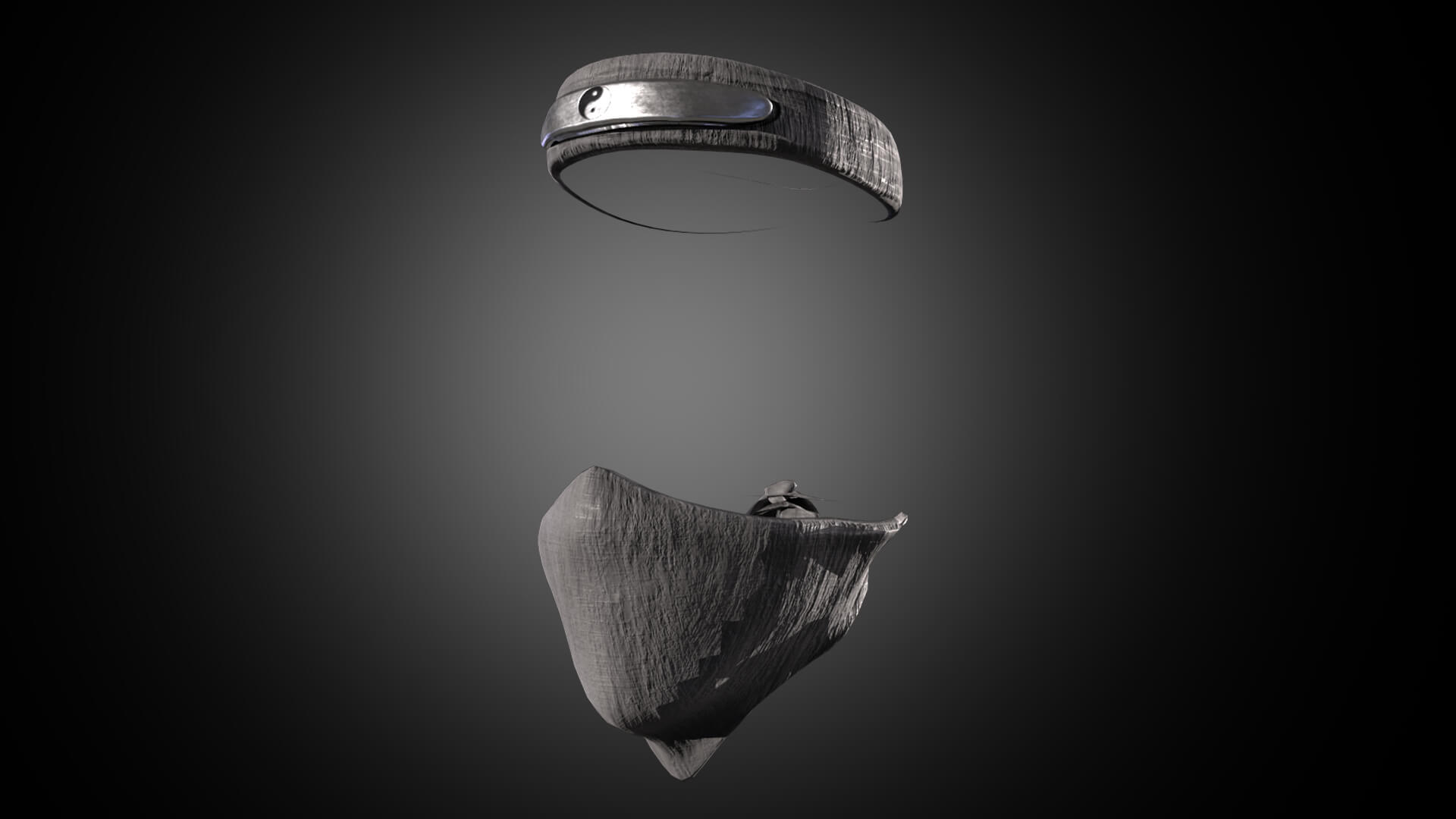 Ninja Mask (4 Skins) - 3D Model by Valeria Miller