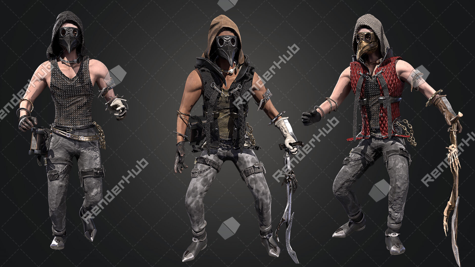 Plague Doctor Character Images - Stock Image by Valeria Miller