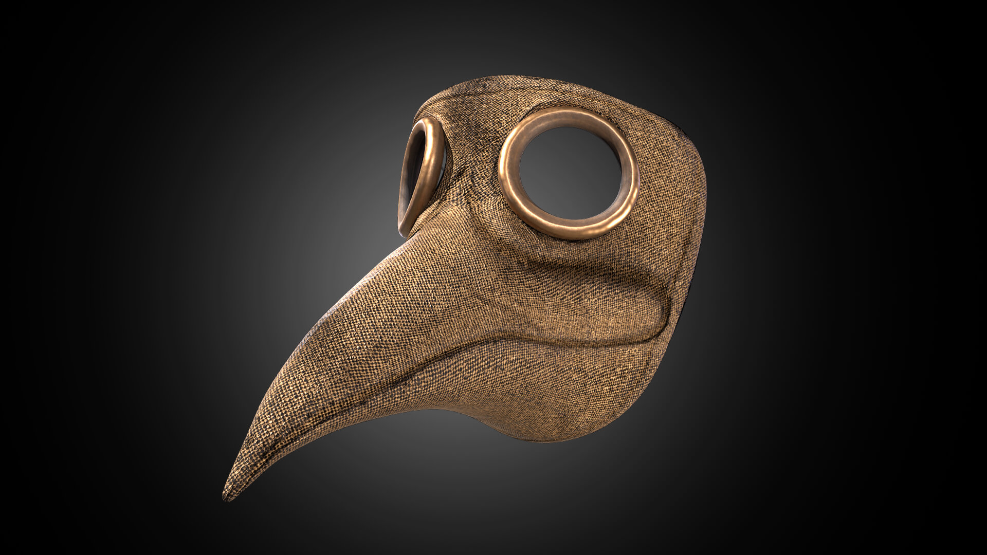Plague Doctor Mask 2 (4 Skins) - 3D Model by Valeria Miller
