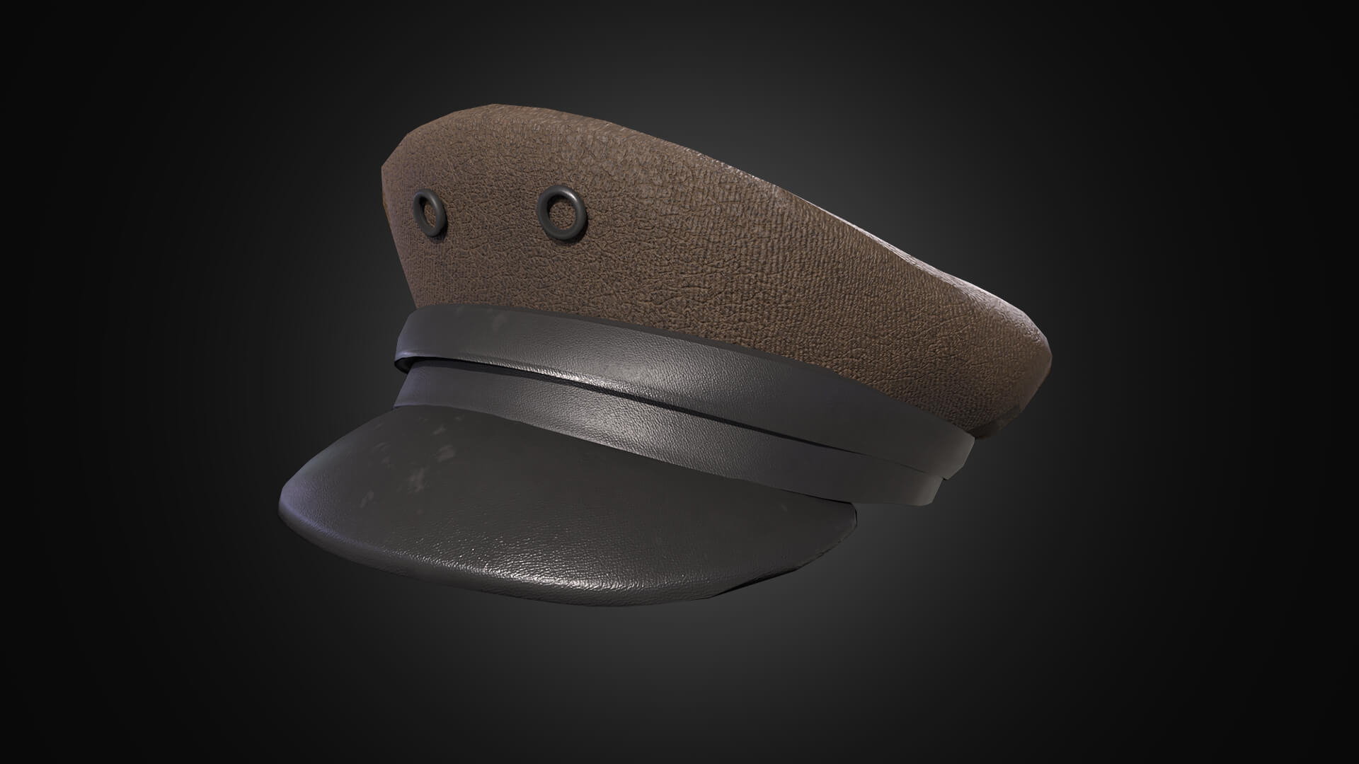 Police Cap (5 Skins) - 3D Model by Valeria Miller