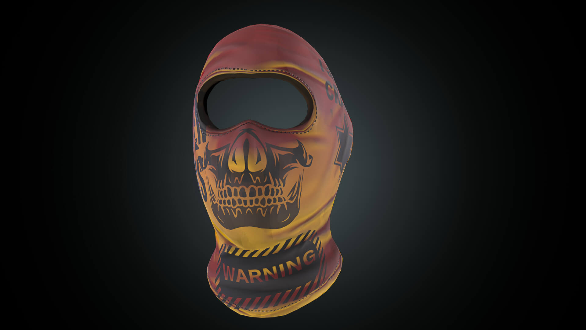 Punk Covered Mask - 3D Model by Valeria Miller
