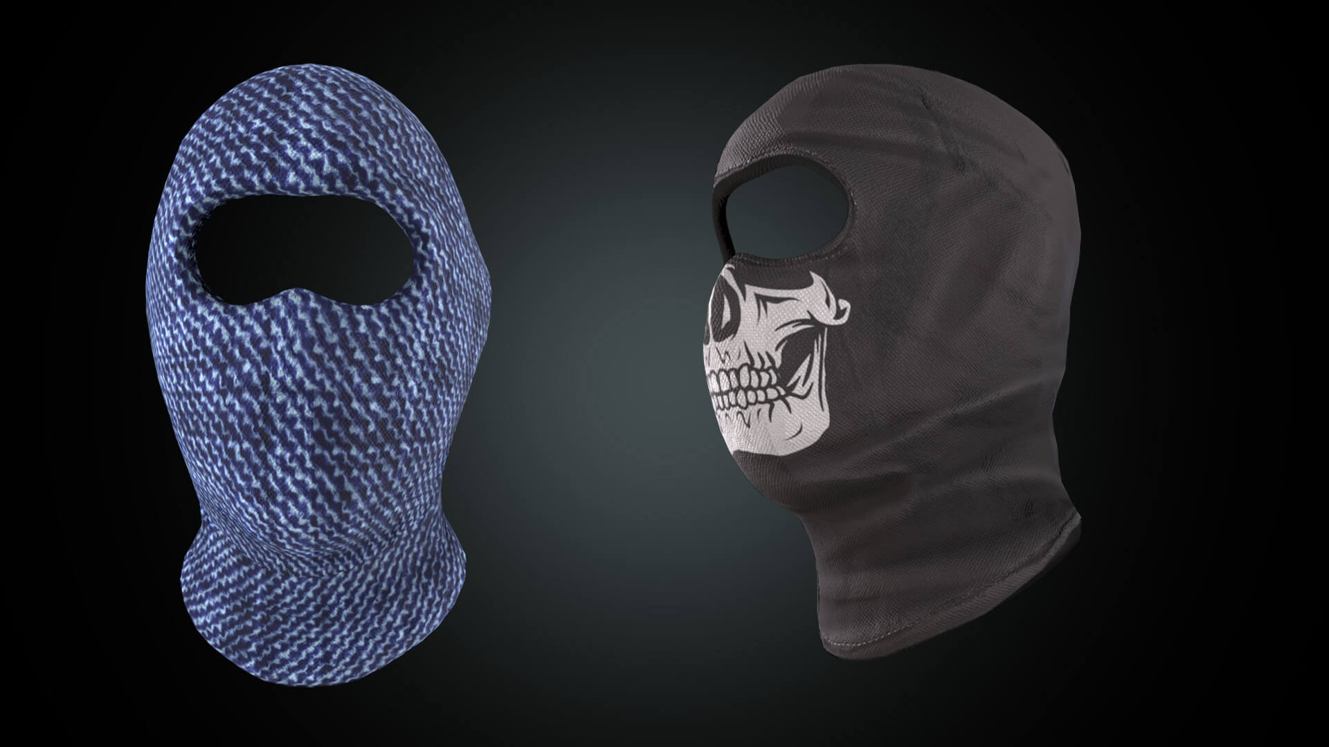 Punk Covered Mask - 3D Model by Valeria Miller