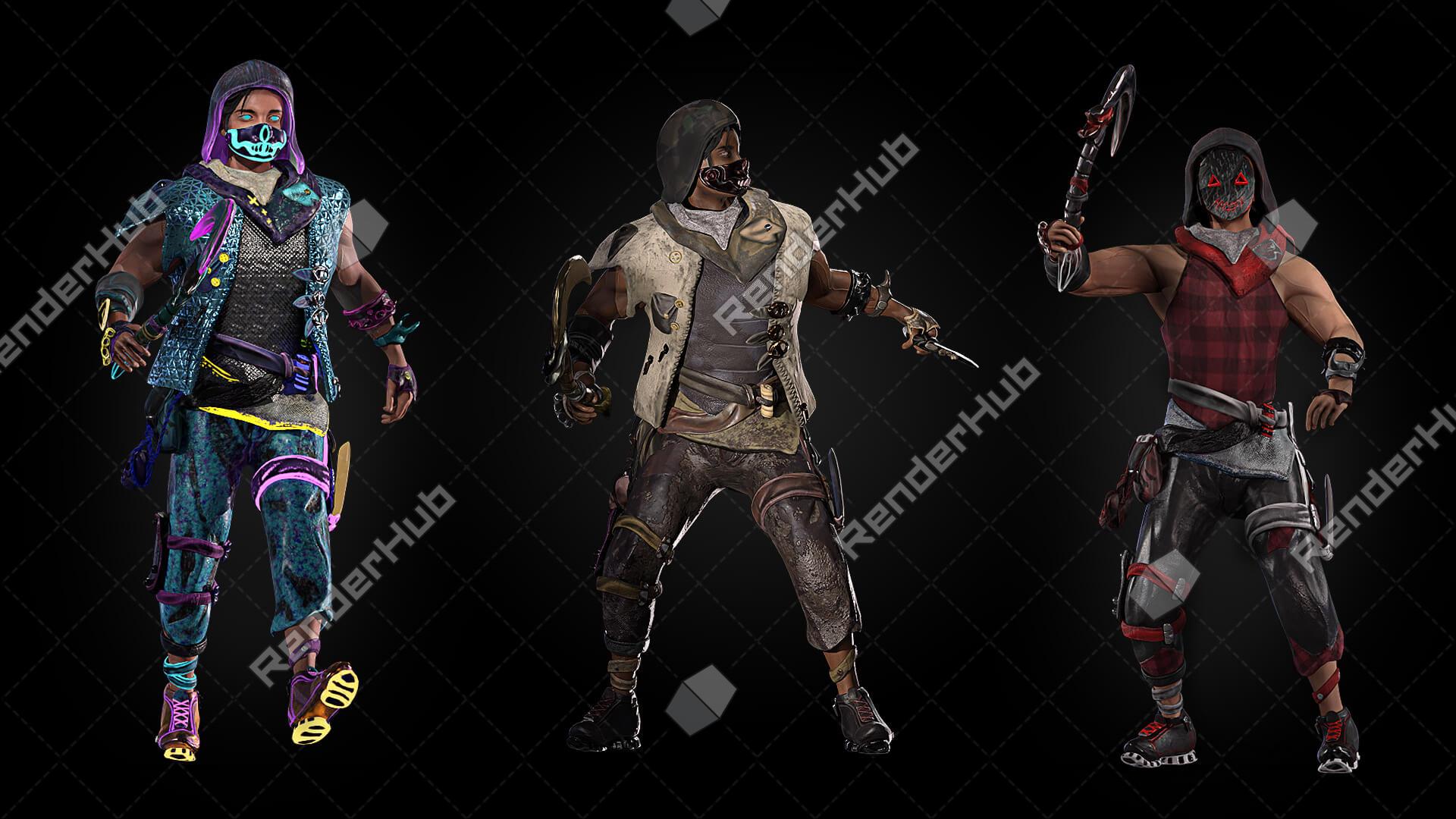 Punisher - Character Render Stock Image by Valeria Miller