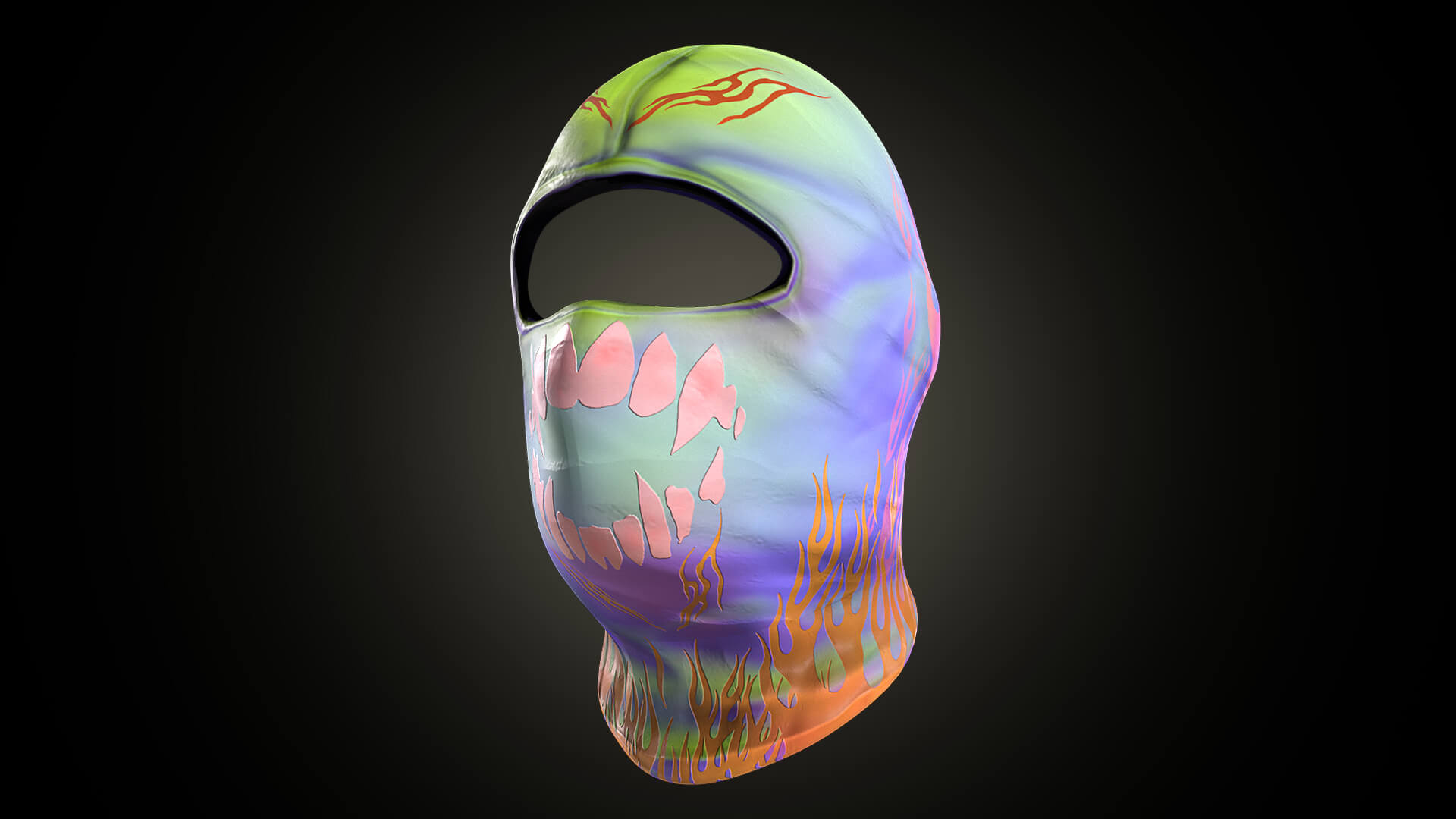 Punk Mask 5 (4 Skins) - 3D Model by Valeria Miller