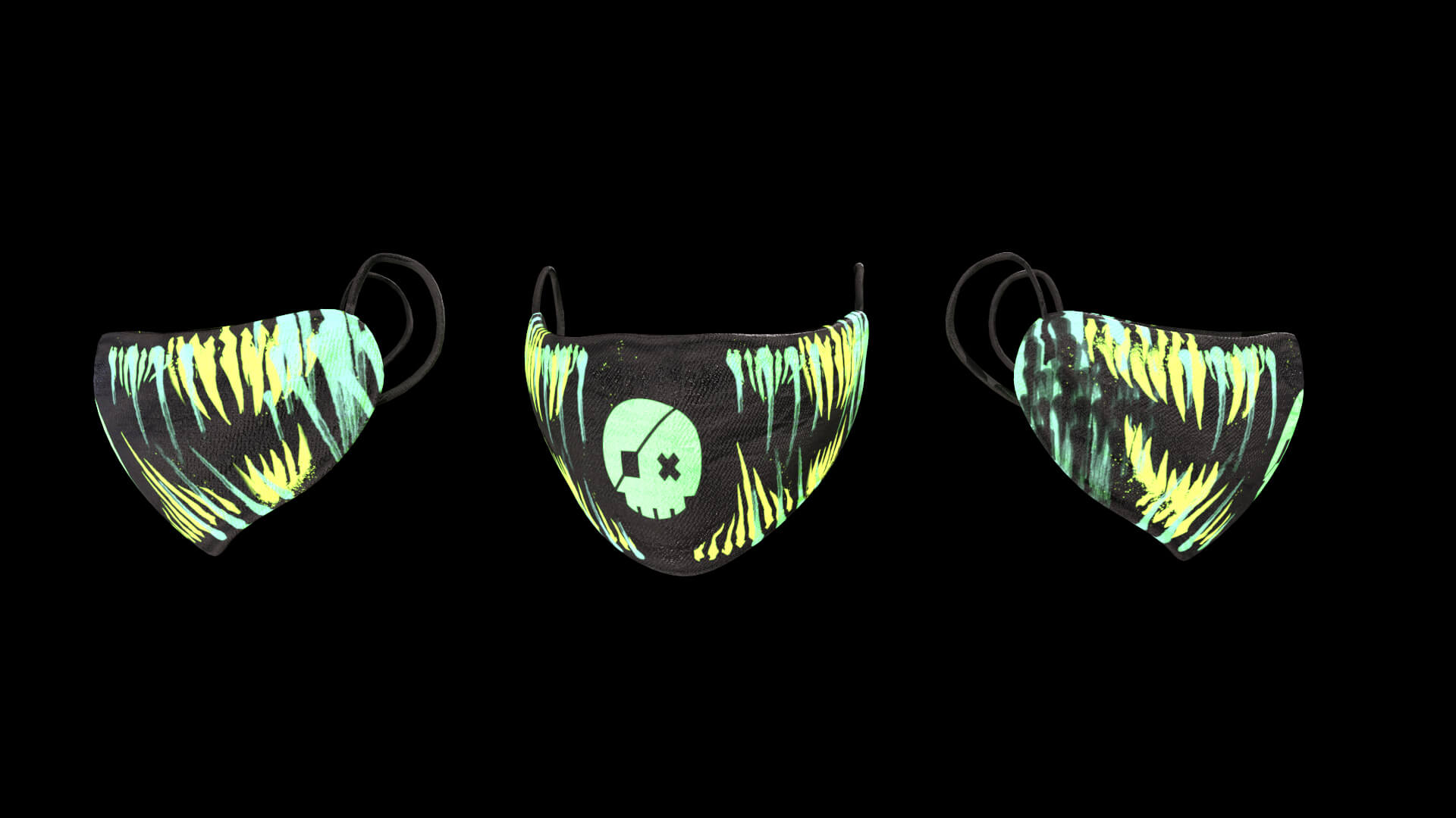 Punk Masks Pack 1 - 3D Model by Valeria Miller