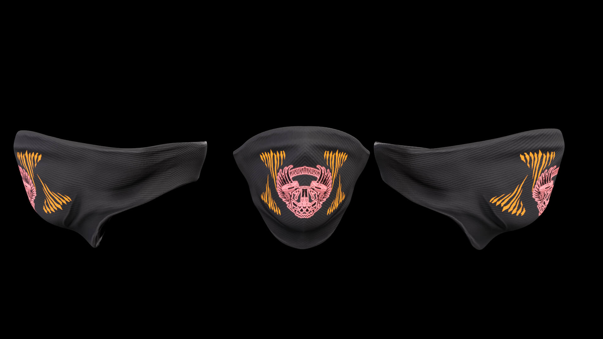 Punk Masks Pack 1 - 3D Model by Valeria Miller